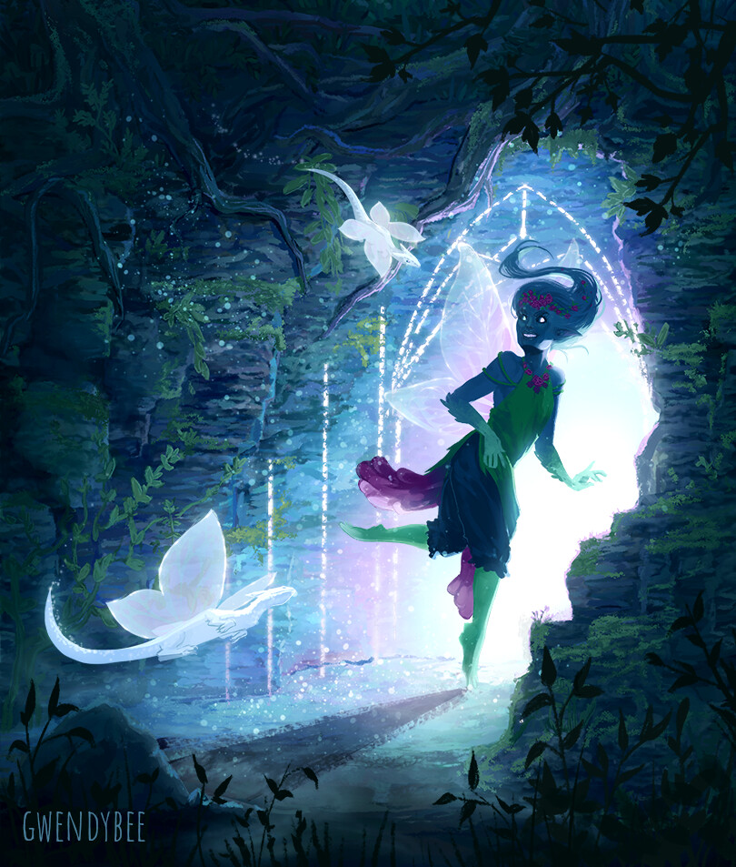 ArtStation - Through the Veil: Tales of the Feywild cover