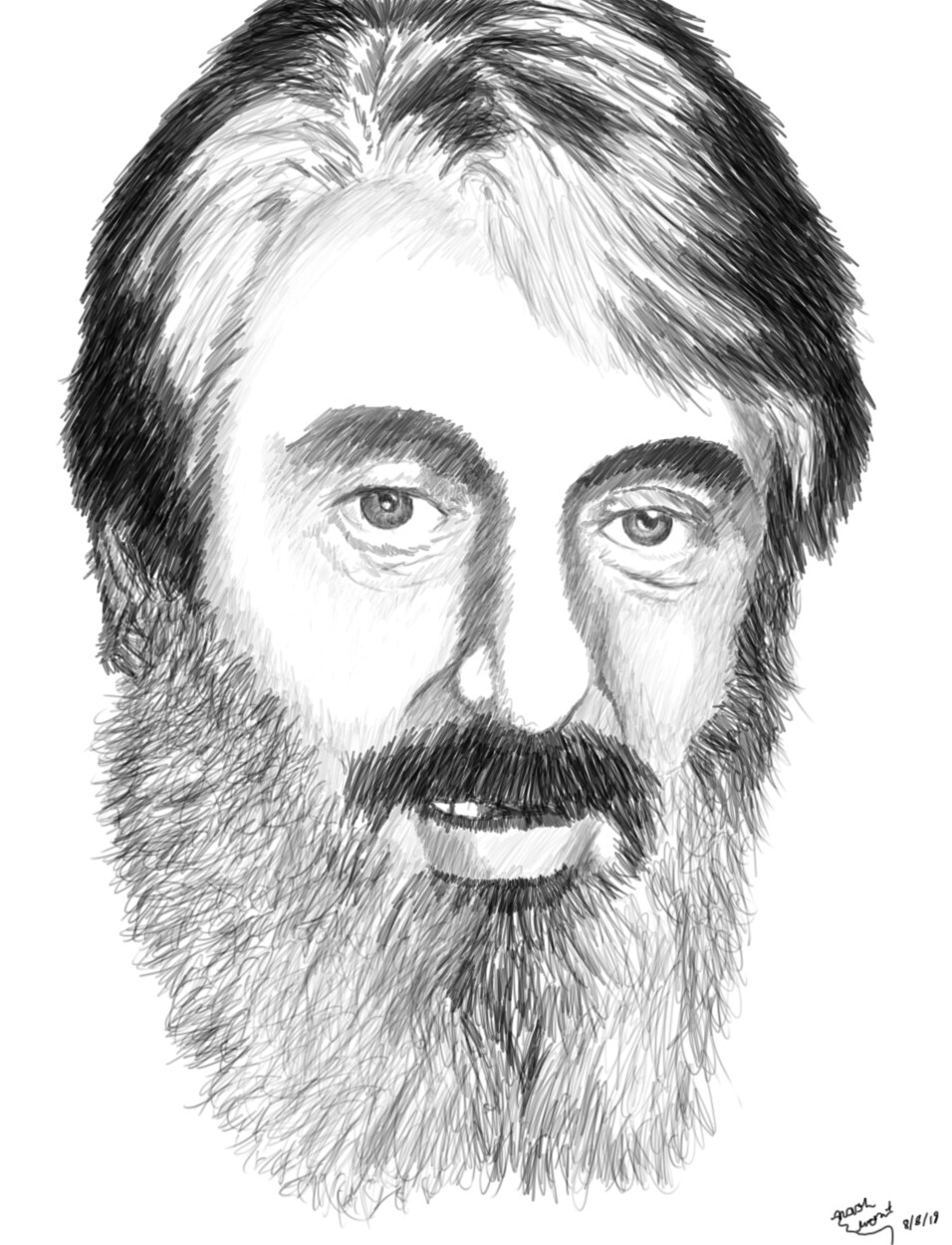 ArtStation - Quick Ronnie Drew Drawing