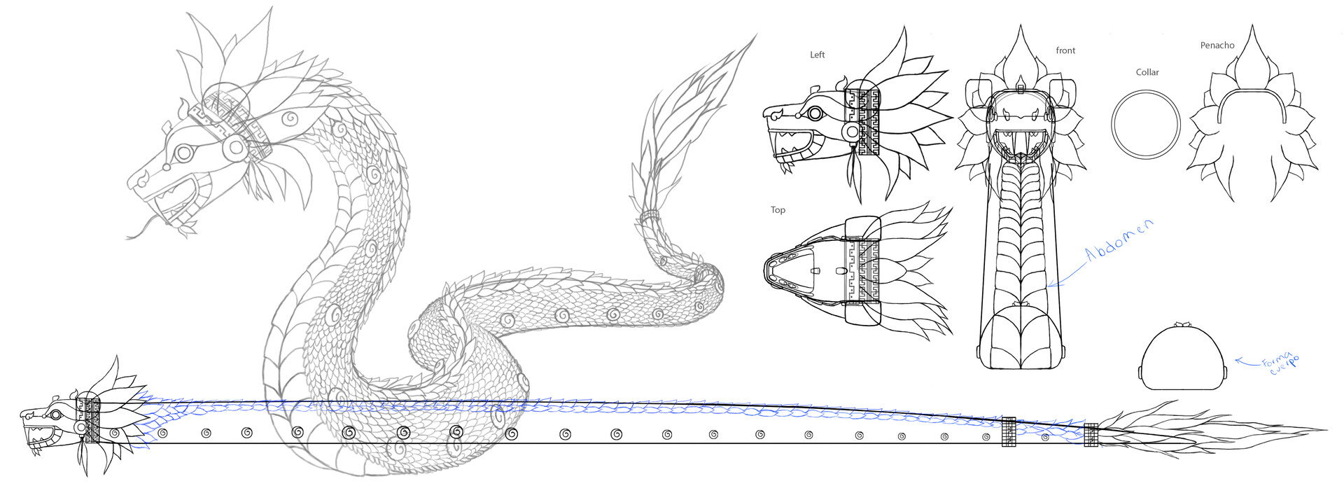how to draw kukulkan