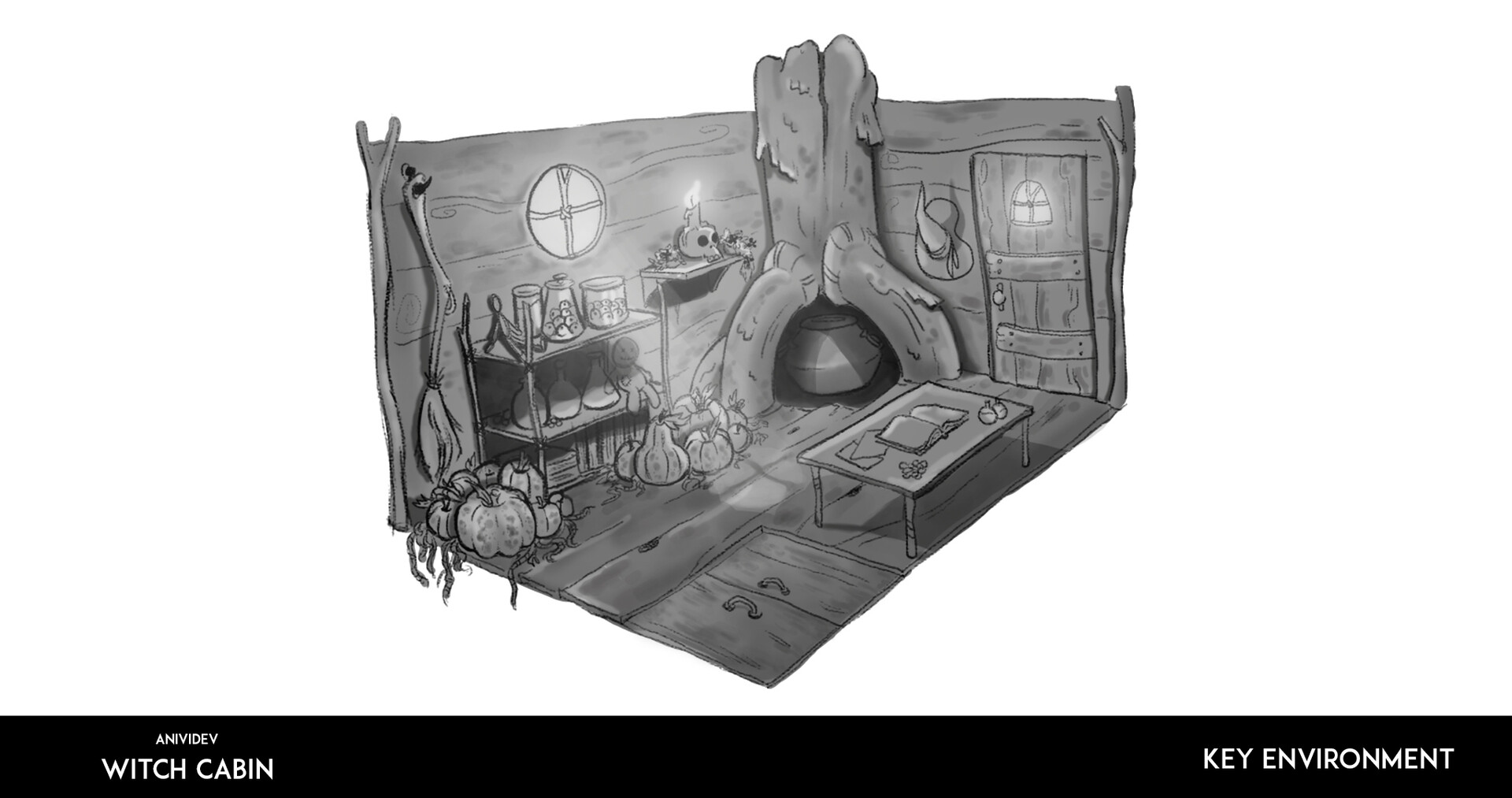 ArtStation - Witch CAbin