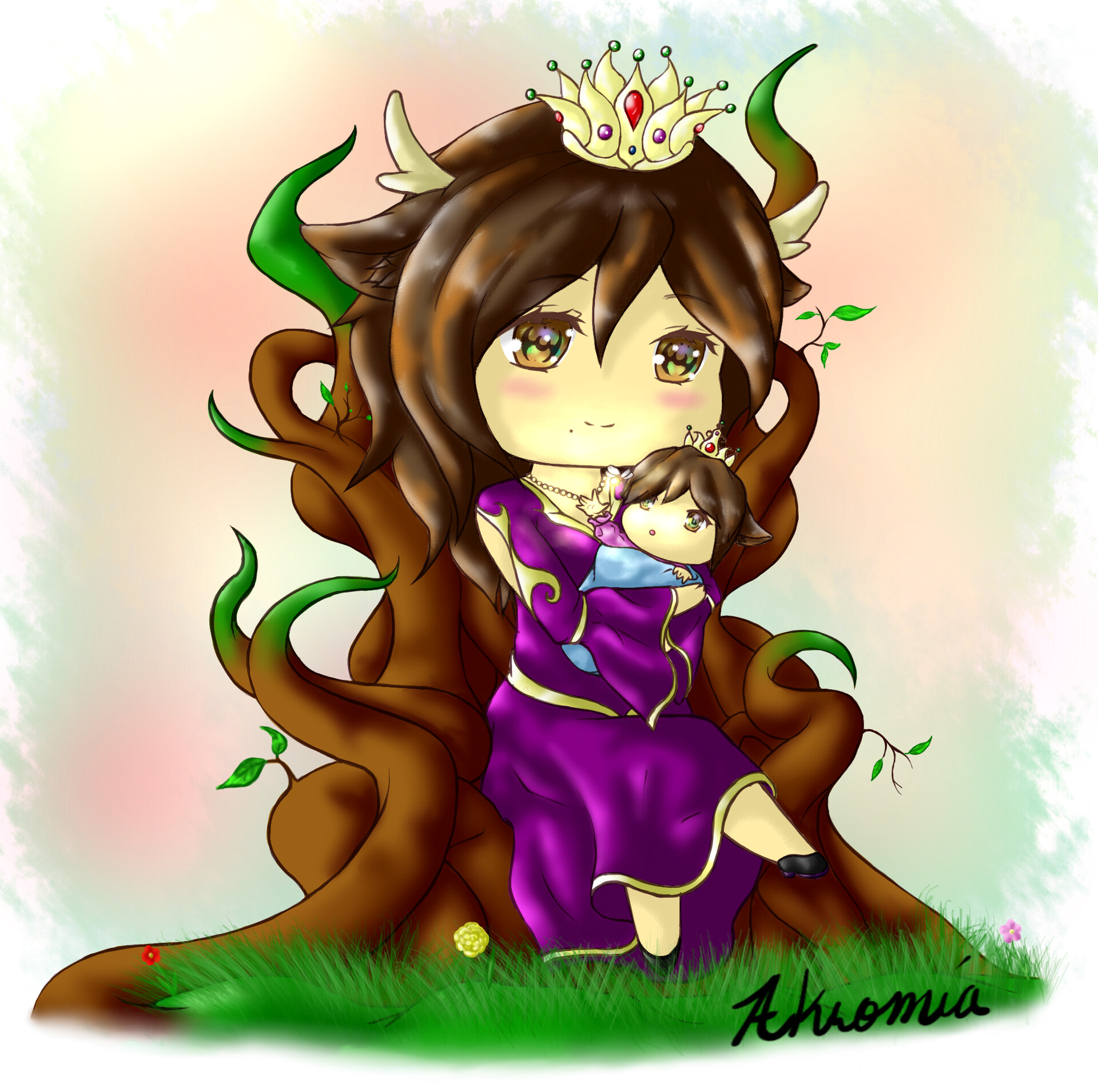 ArtStation - Queen Moose and Princess Moose