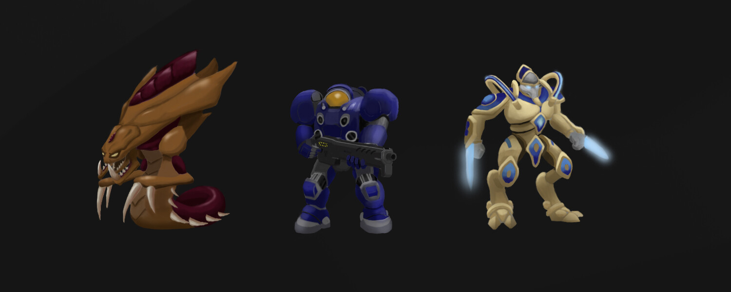 ArtStation - Starcraft Minis