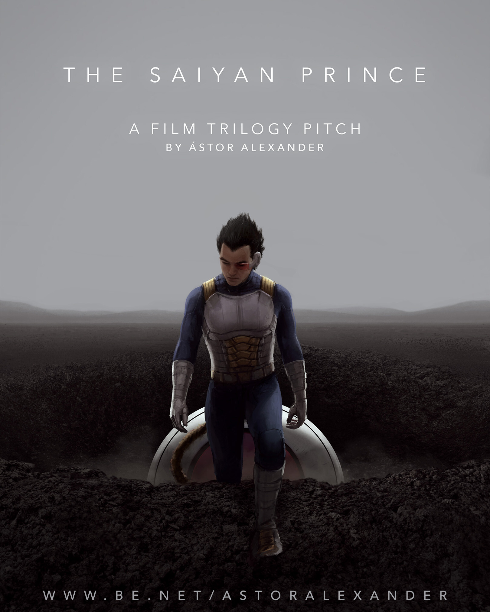 Ástor Alexander - The Saiyan Prince - character portraits