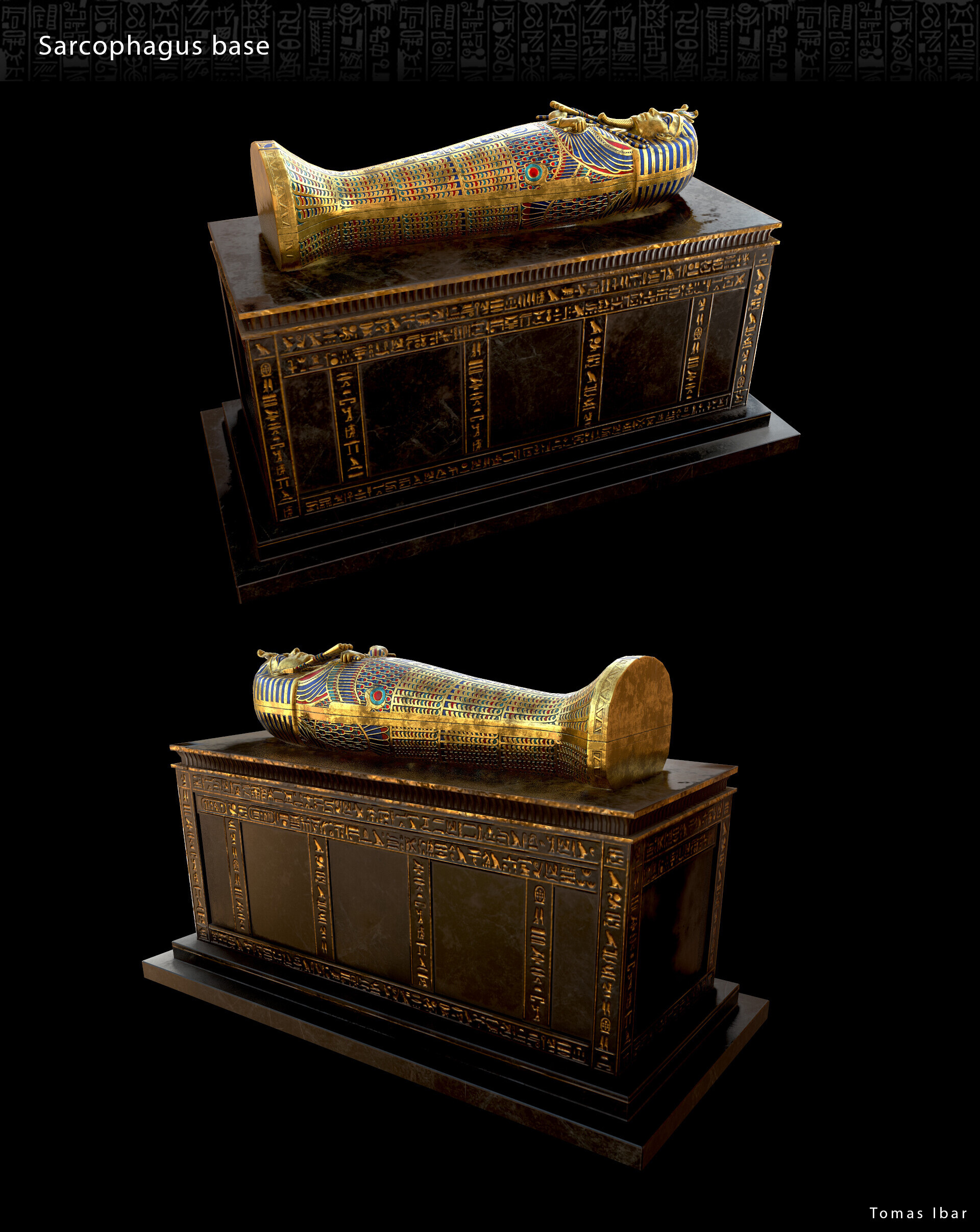 ArtStation - Egyptian Props