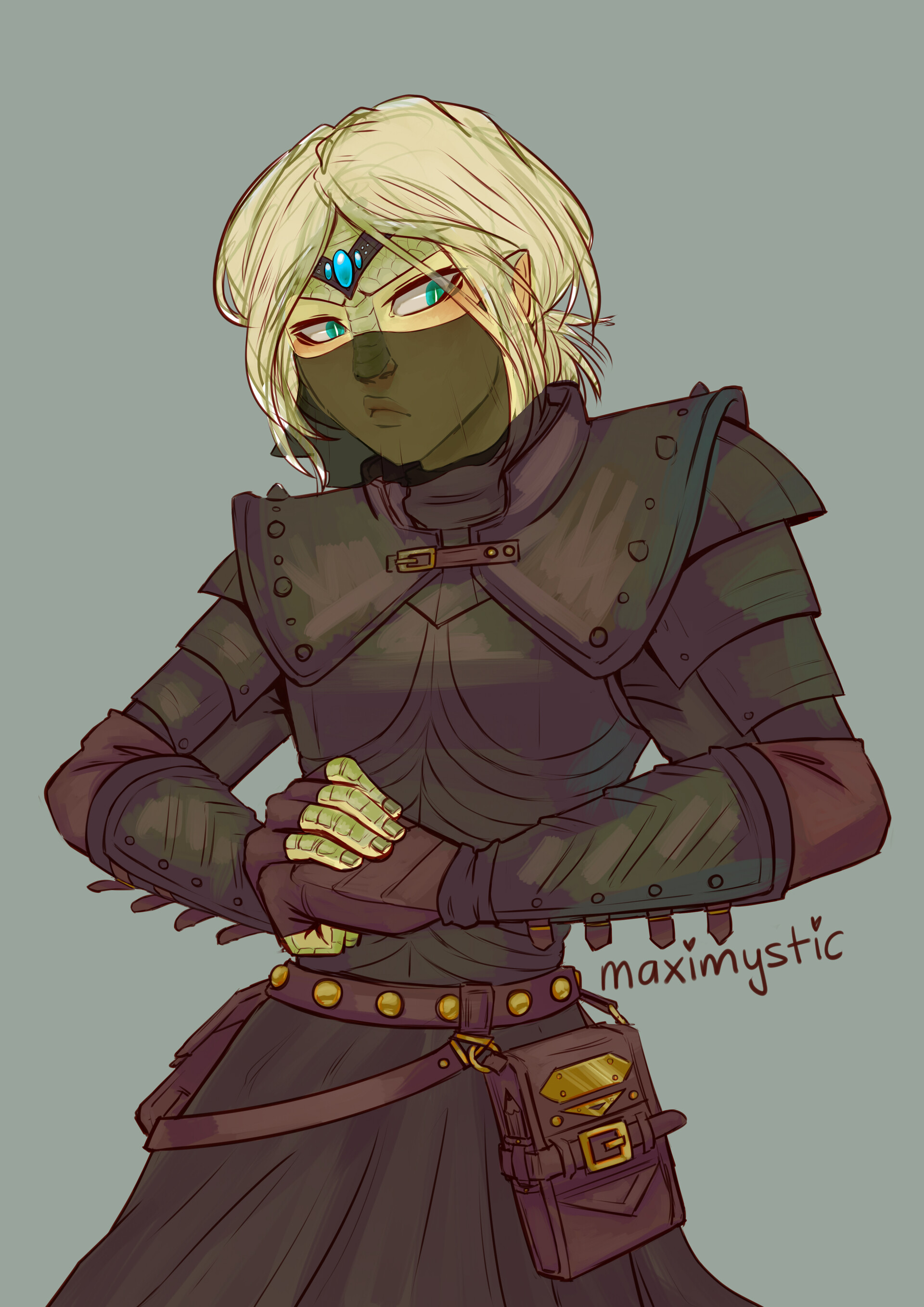 max i mystic - [Commission] Yuan-Ti Warrior