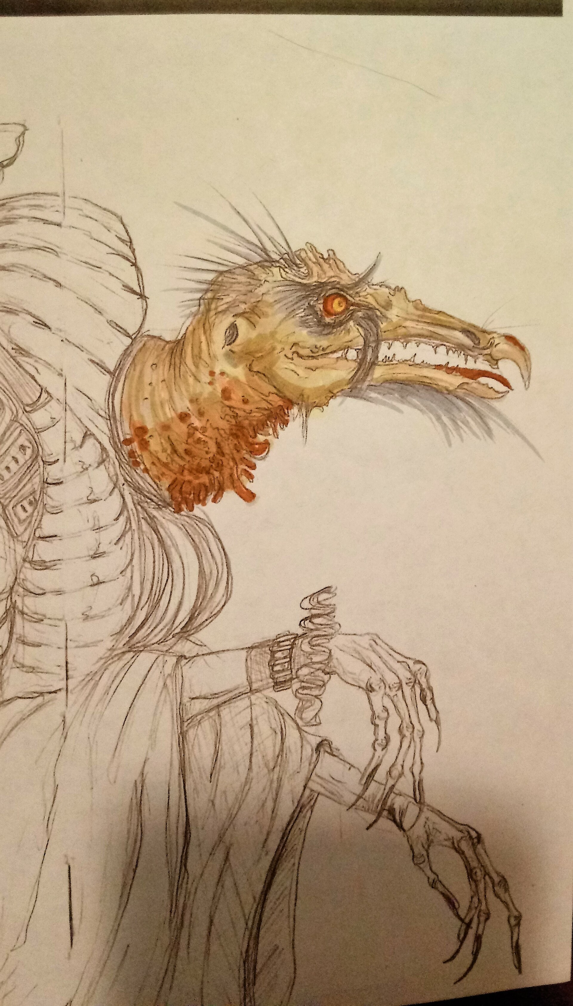 Phoenix James - Skeksis ( SkekOssi the Outland Wanderer) -Phoenix E. James