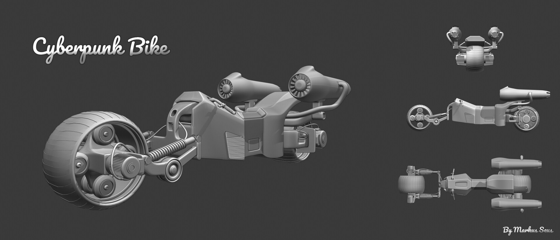 ArtStation - Cyberpunk Bike