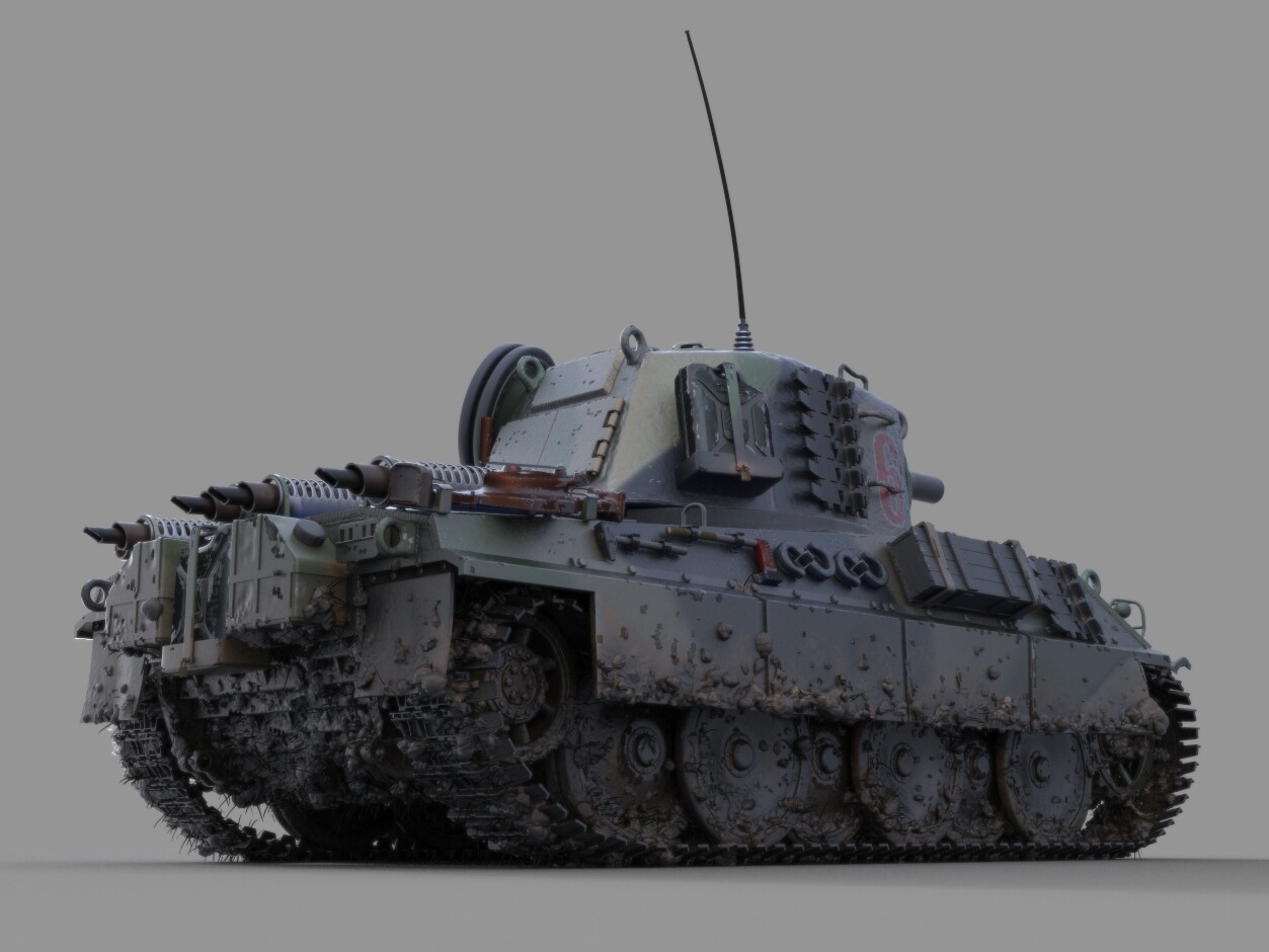 ArtStation - Revolver tank.