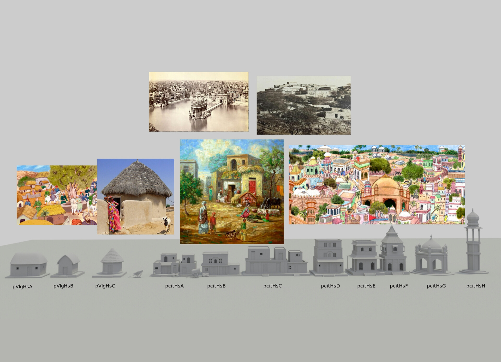 ArtStation - built props modeling for city lowres work