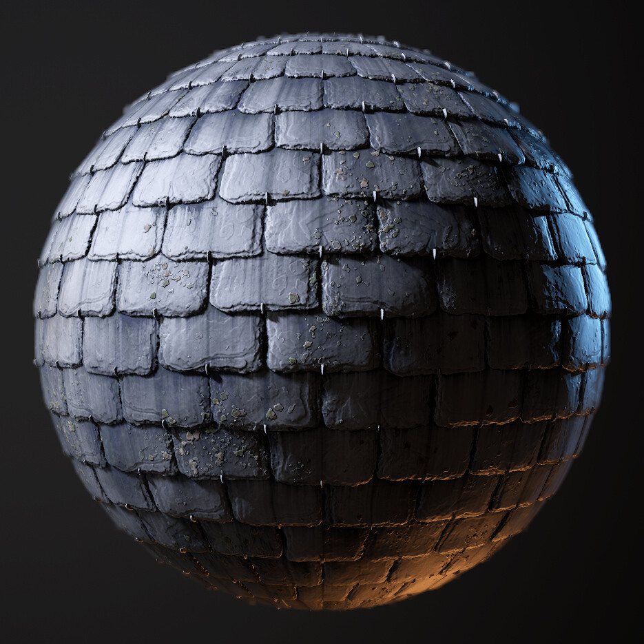 ArtStation - Slate roof