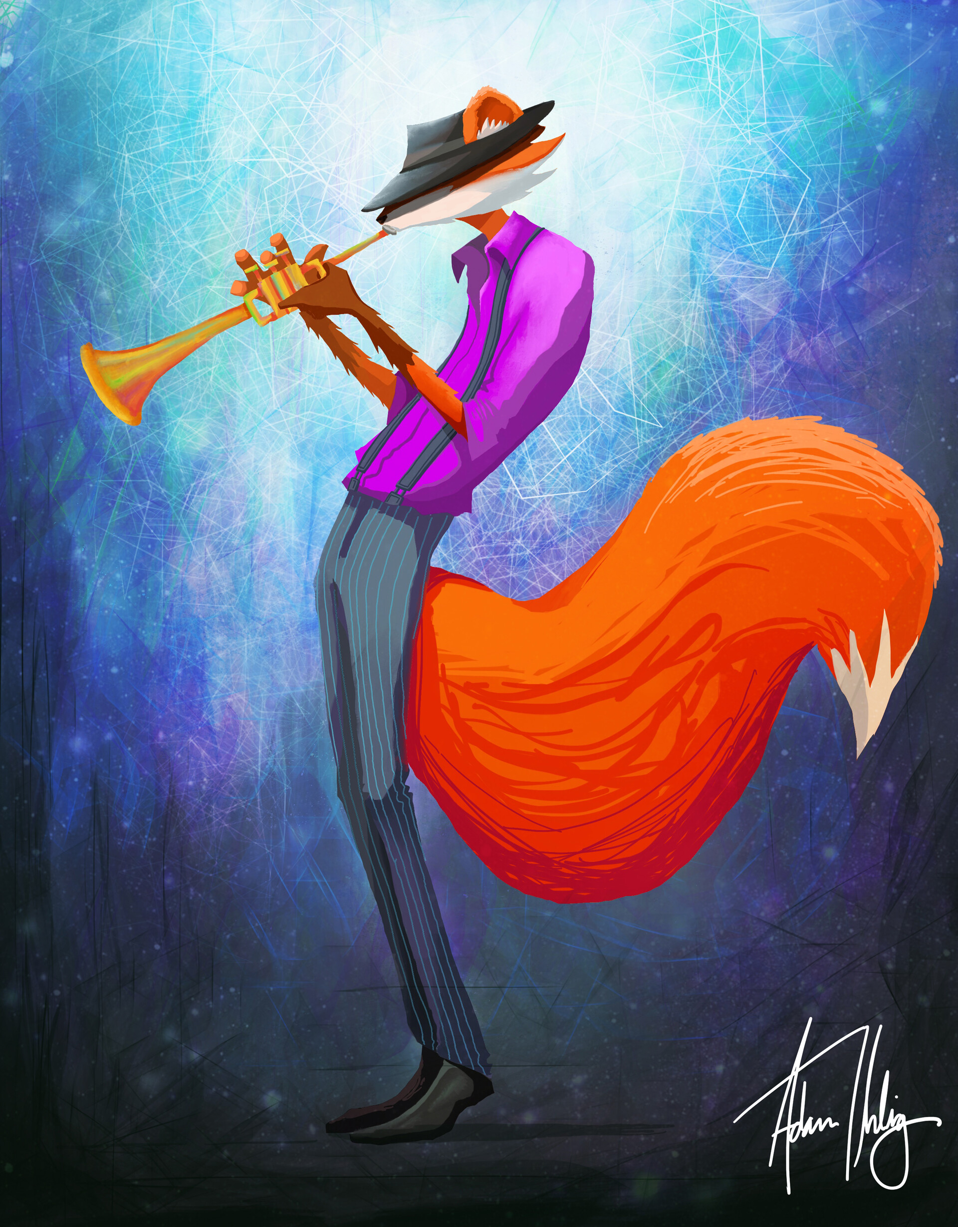 ArtStation - Sly The Jazz Fox
