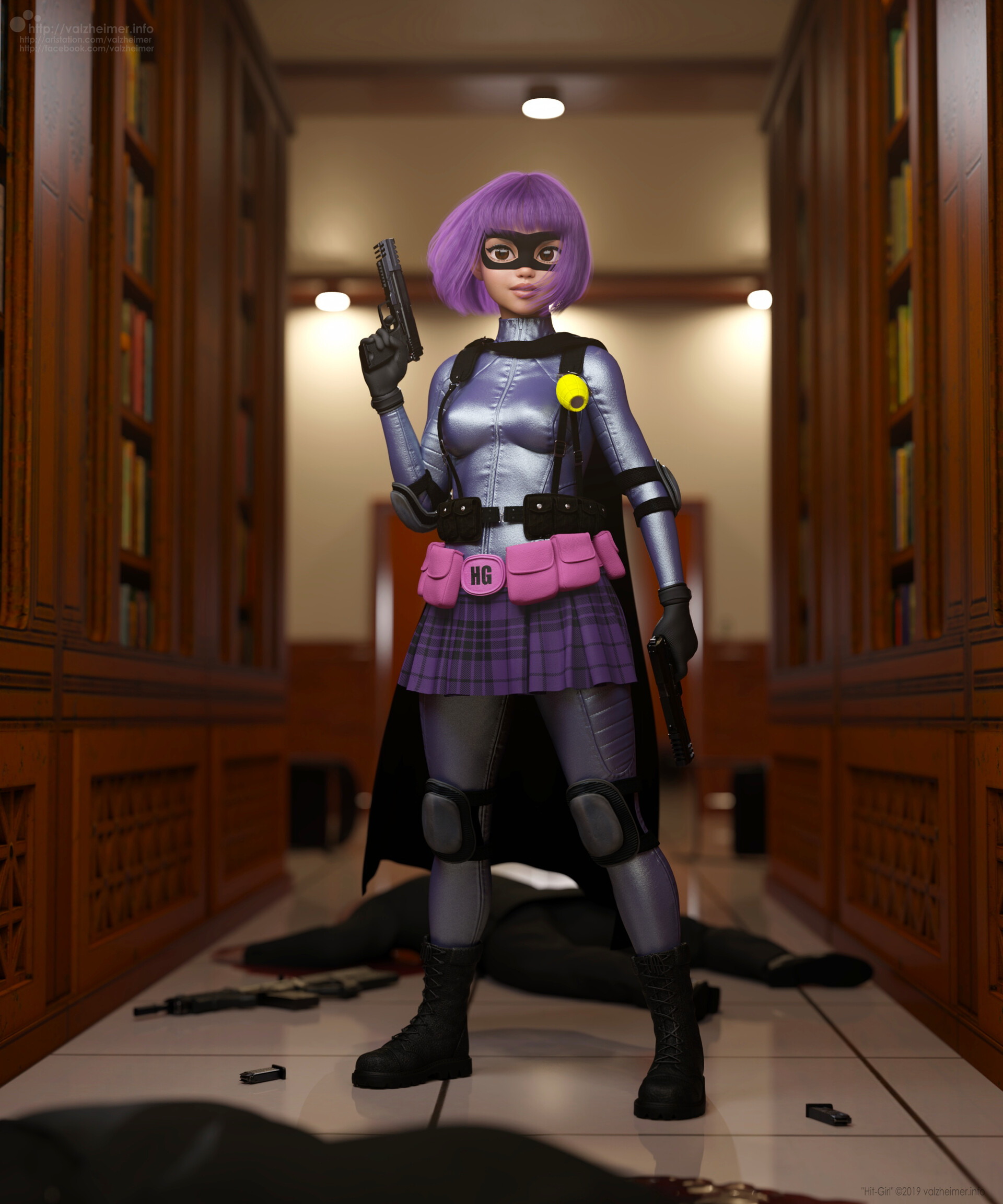 ArtStation - VA2019: Hit-Girl