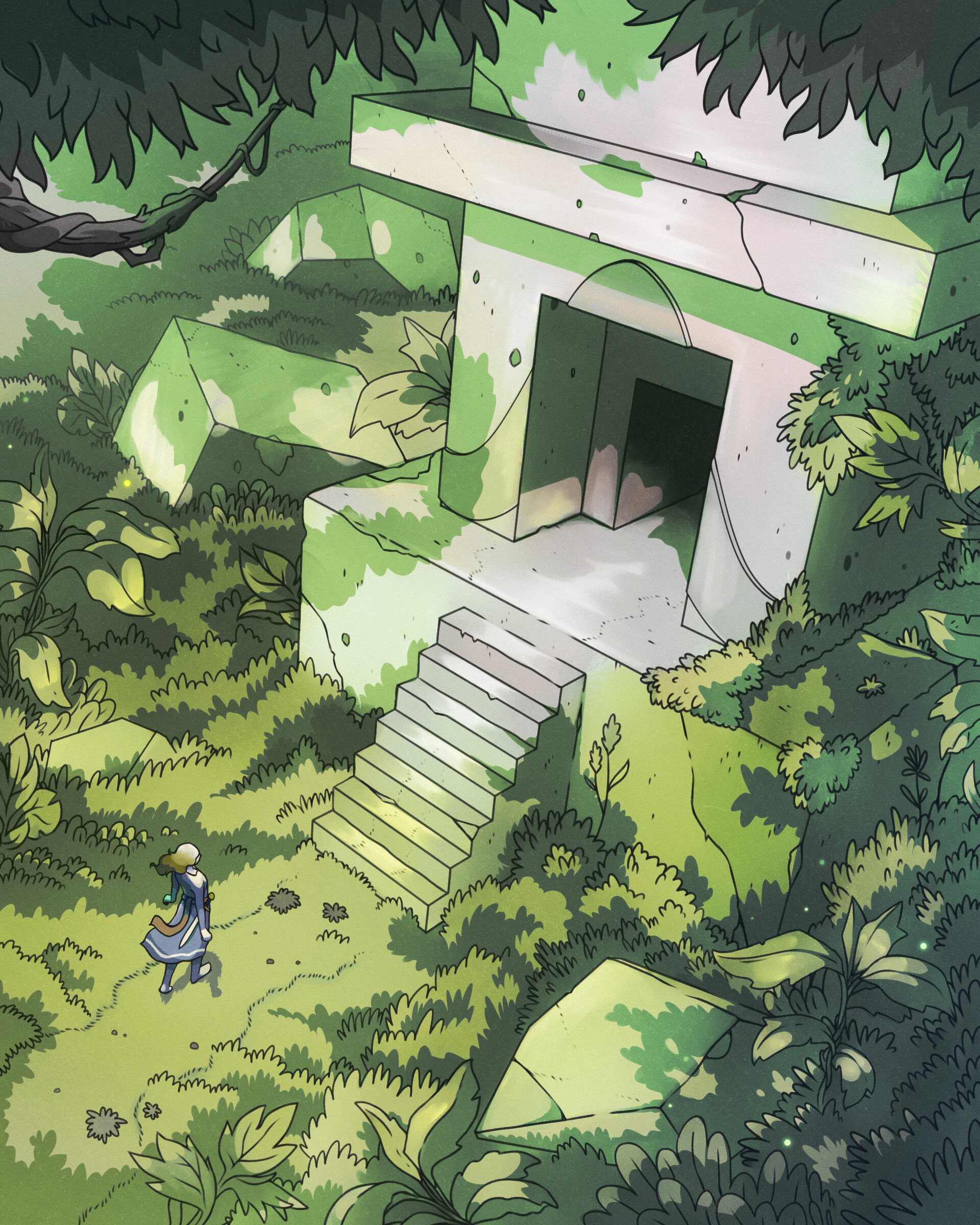 ArtStation - Green Temple