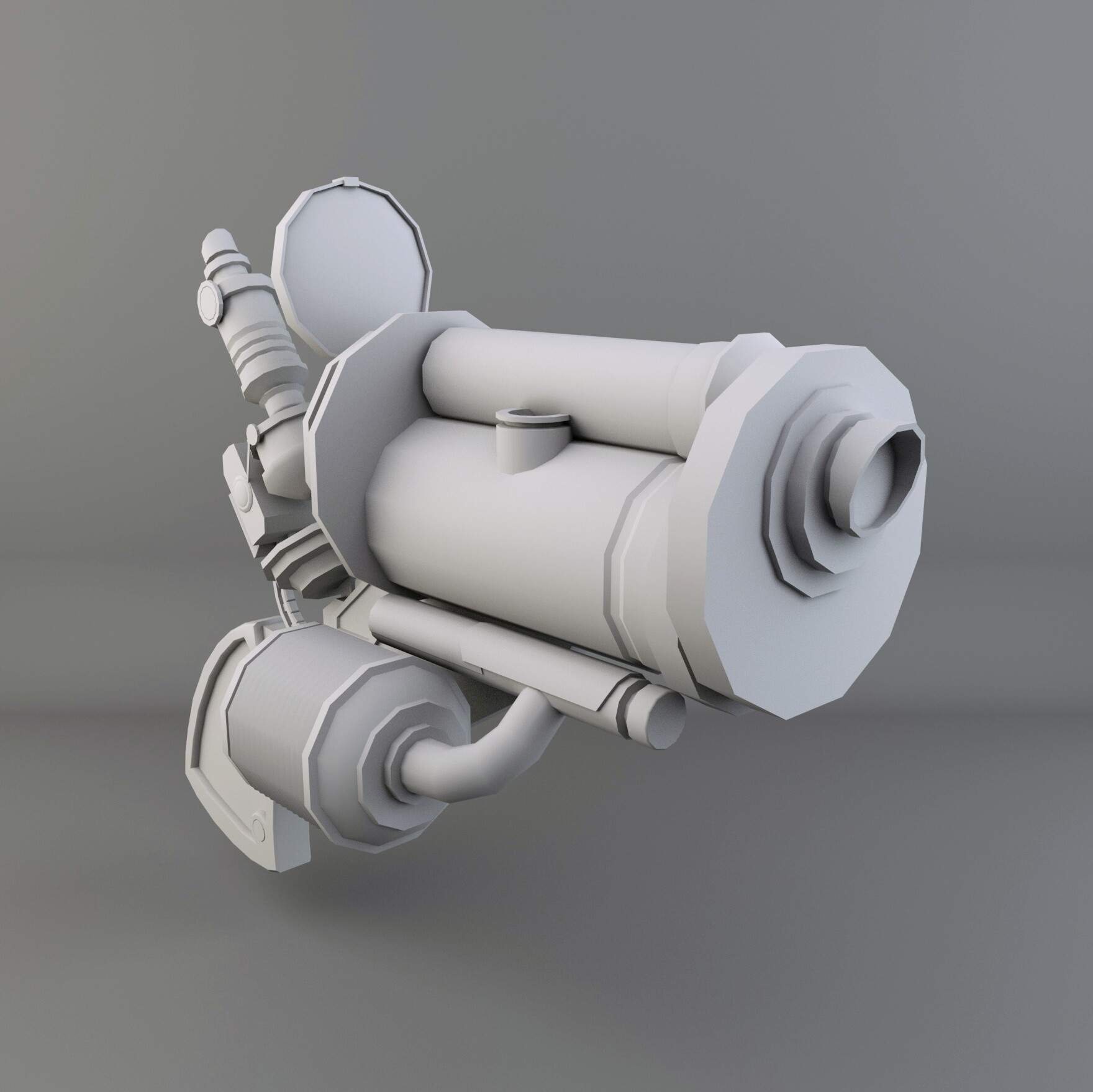 Marianne Girard - Low poly Microscope Gun