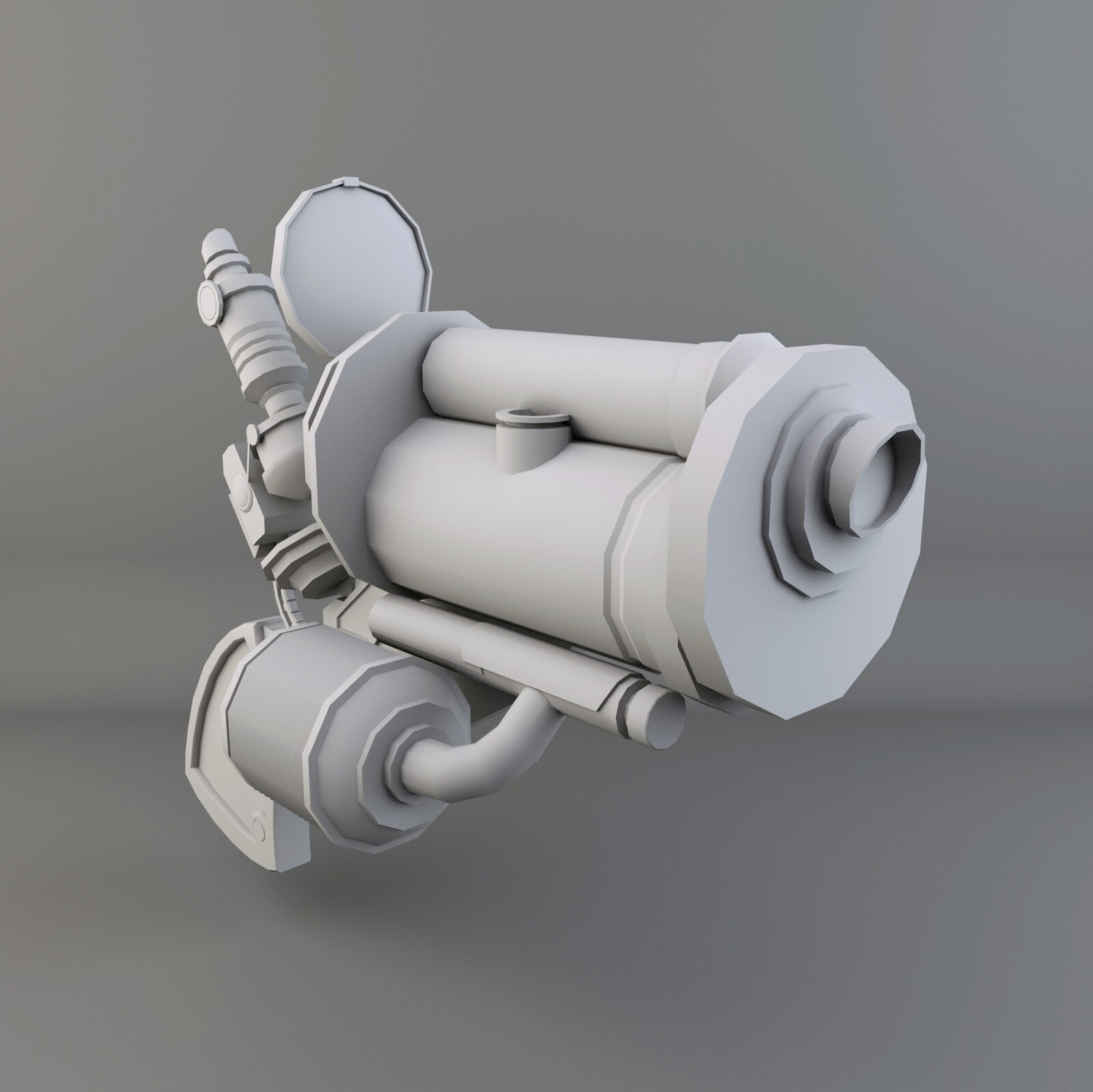 Marianne Girard - Low poly Microscope Gun
