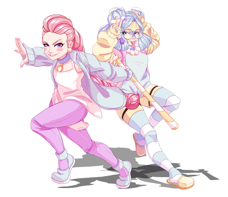 ArtStation - Pagedoll Animate: Lola and Nath