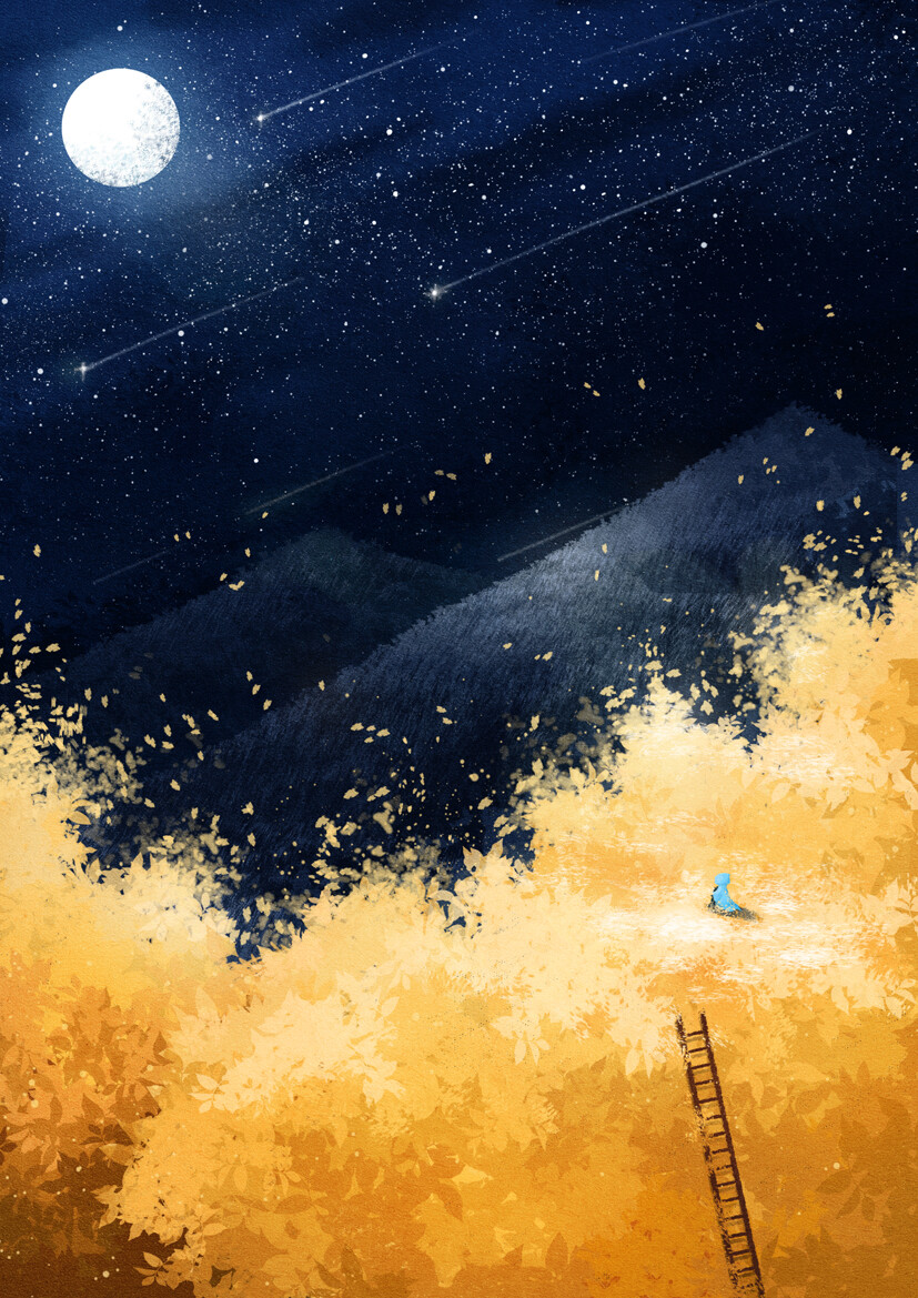 ArtStation - Moon in August