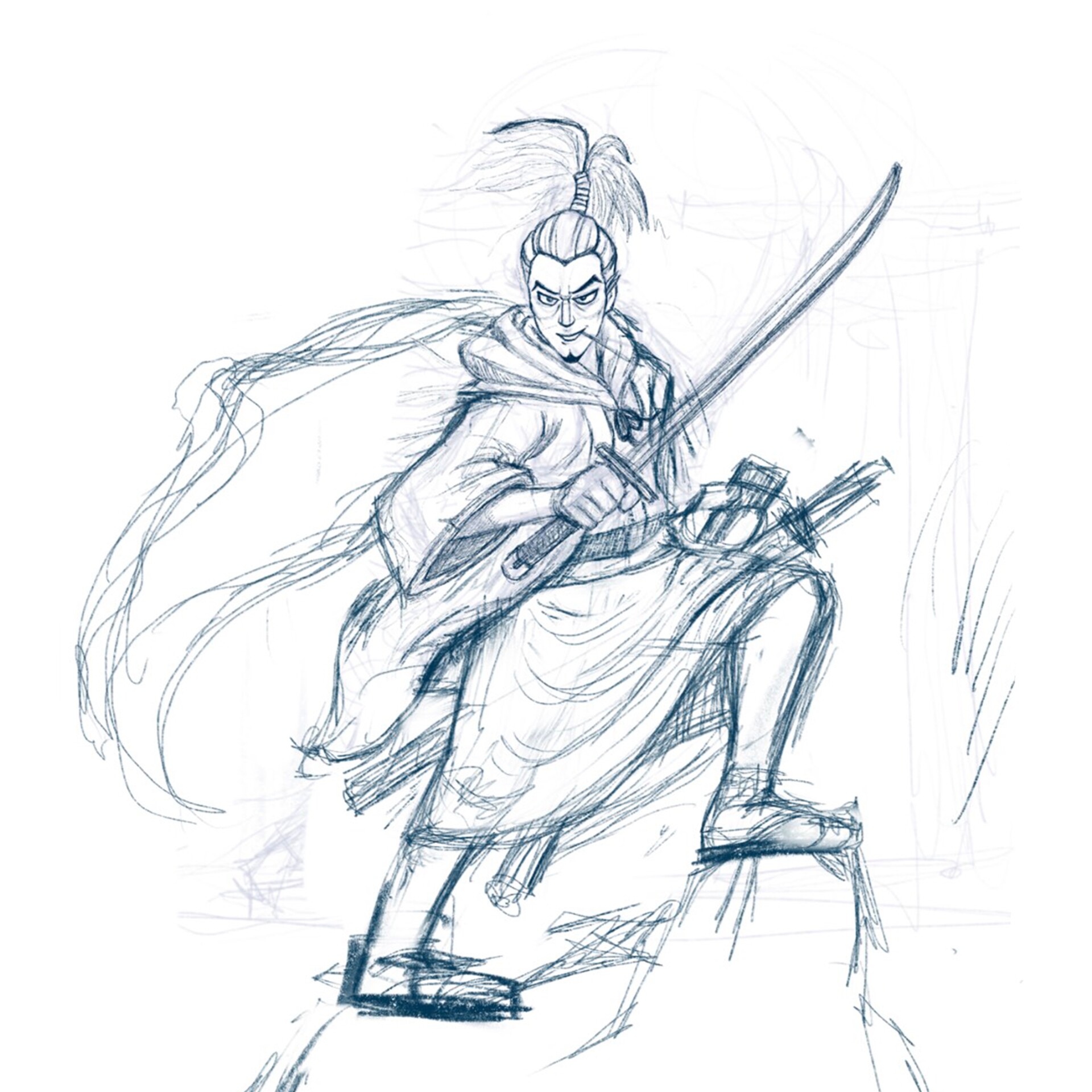 atomic samurai coloring pages