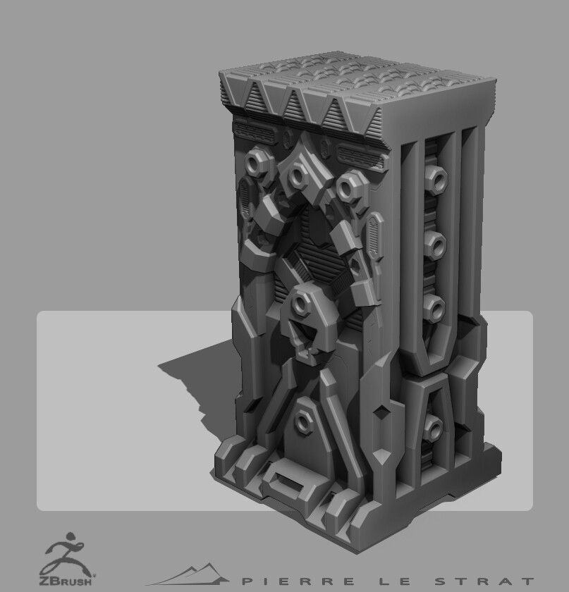 Pierre Le Strat - My Zbrush objects for 3D printing