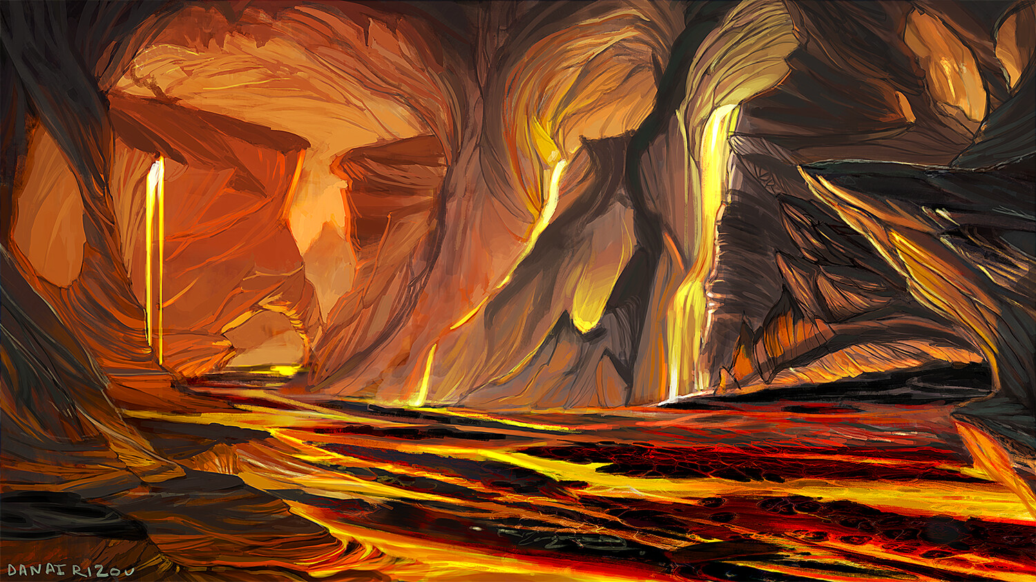 ArtStation - Lava Cave