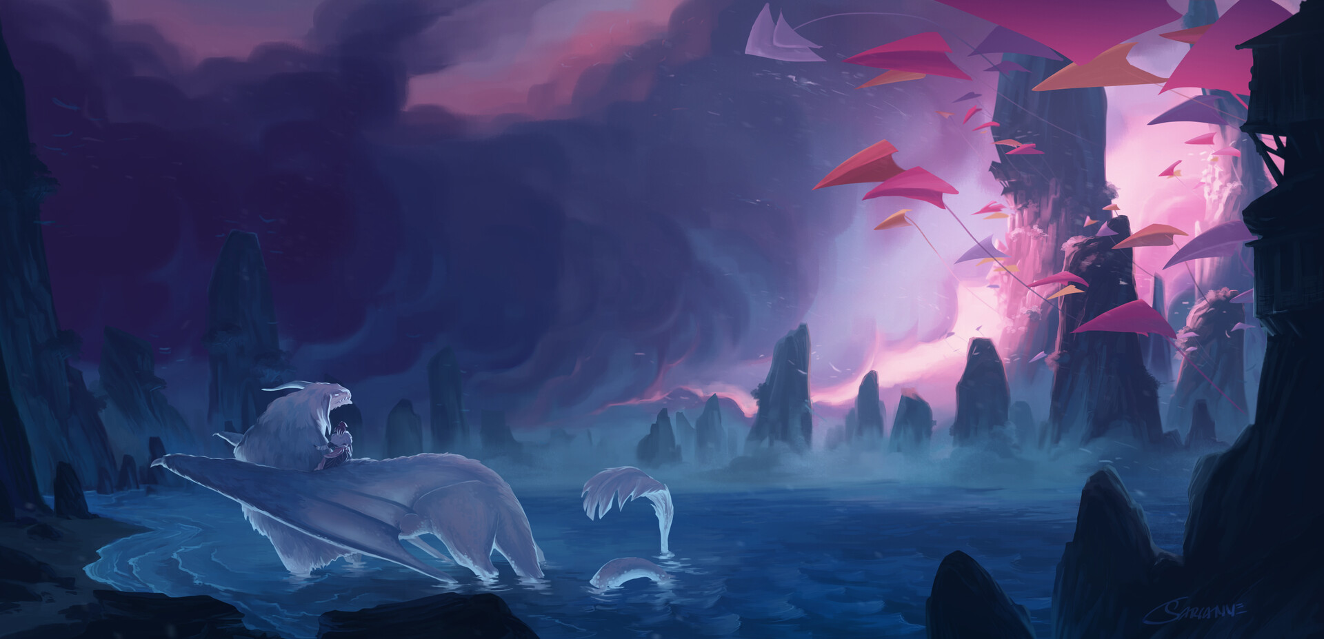 Festival evening, Anna Neumannova : r/ImaginaryWorlds