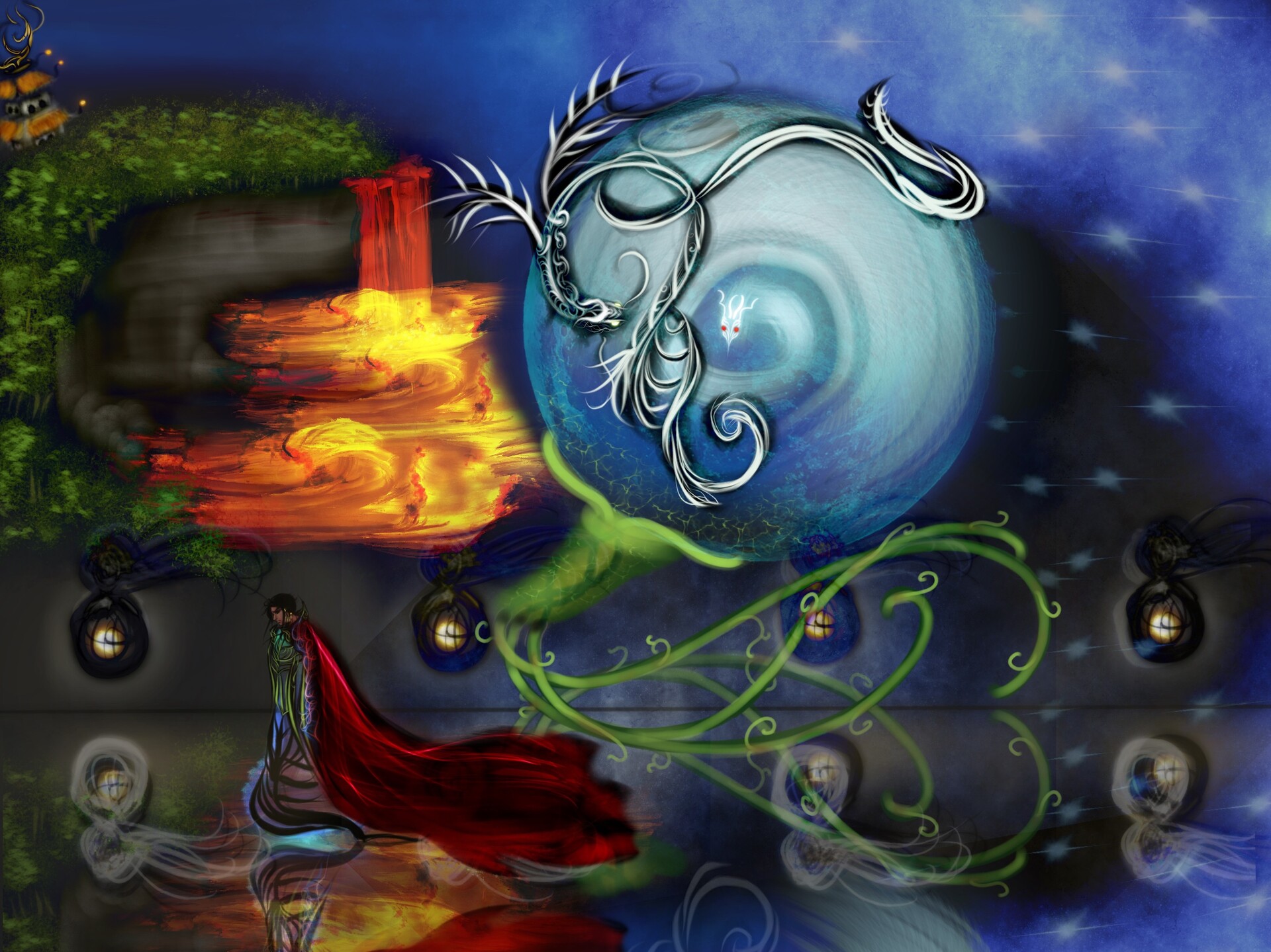 ArtStation - Elemental Mural