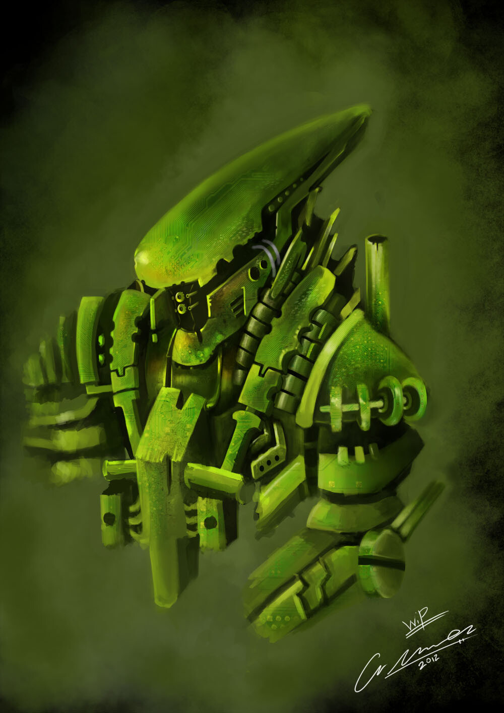 ArtStation - Mech Chip Concept