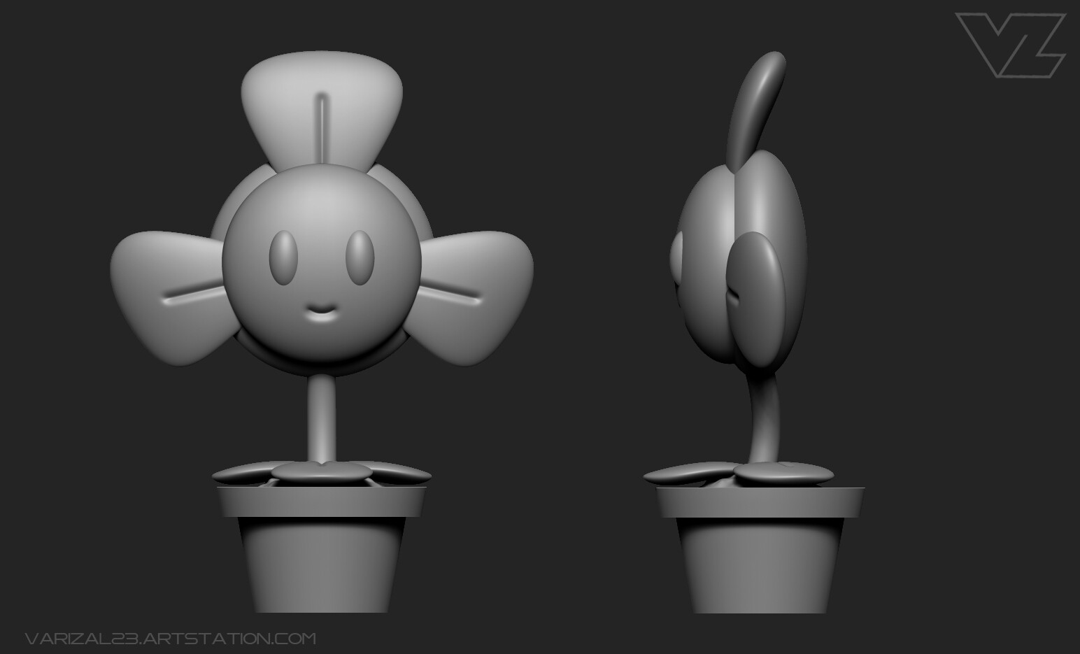 Varizal Zulmi - "Blover" Plants vs Zombies 3D Fanart