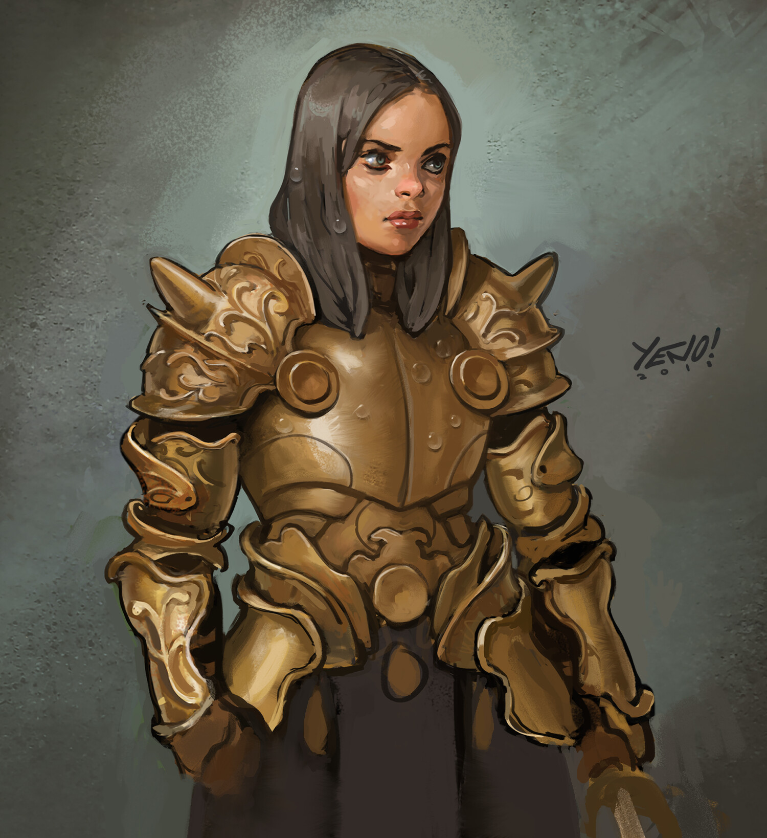 ArtStation - Fantasy Armor Girl
