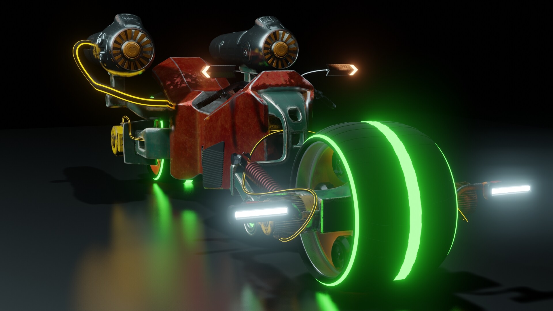 ArtStation - Cyberpunk Bike