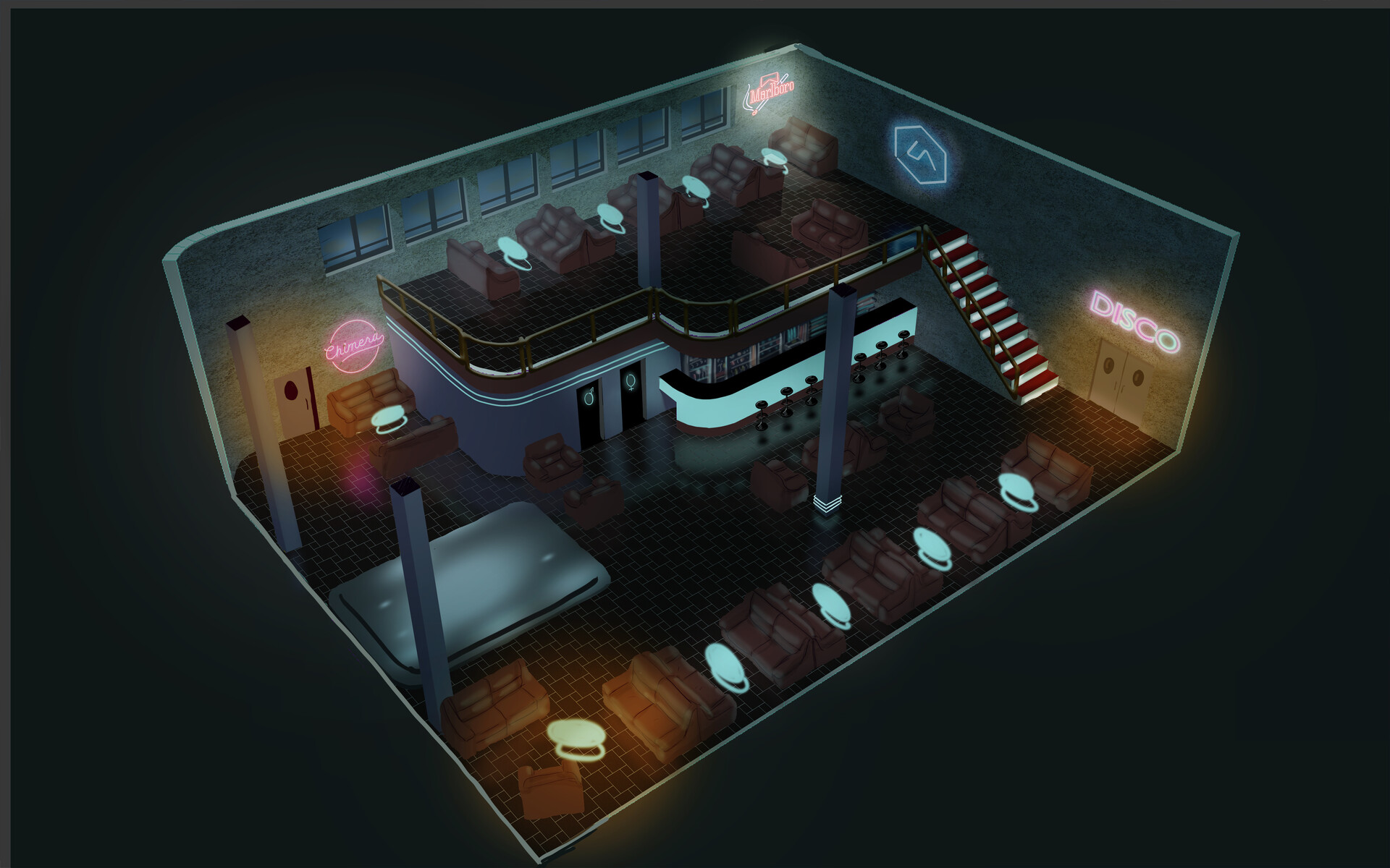 ArtStation - interior taberna