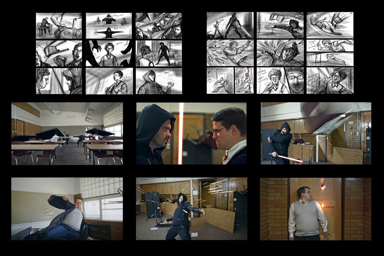 ArtStation - Storyboard and movie shooting scenes