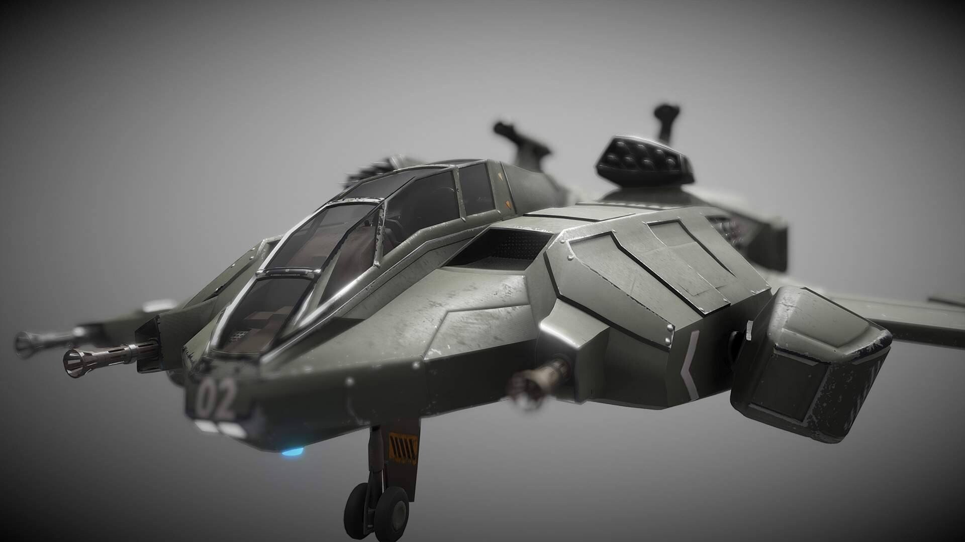 ArtStation - Heavy Assault Fighter