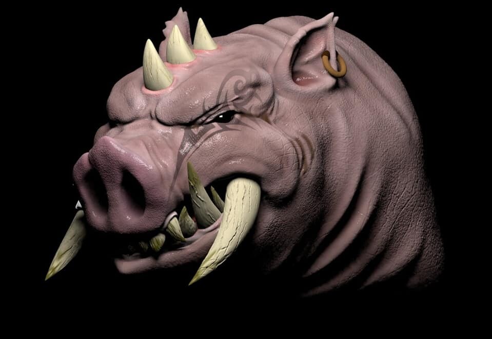 ArtStation - Beast pig
