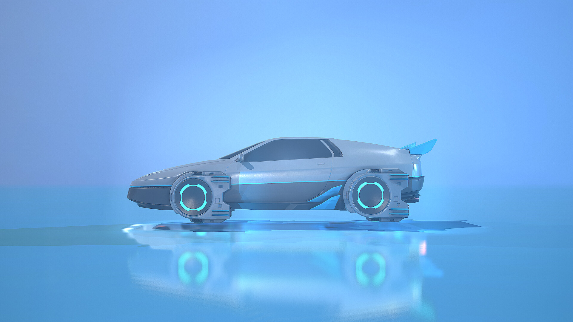 ArtStation - Sci fi Hover Car Retro 02