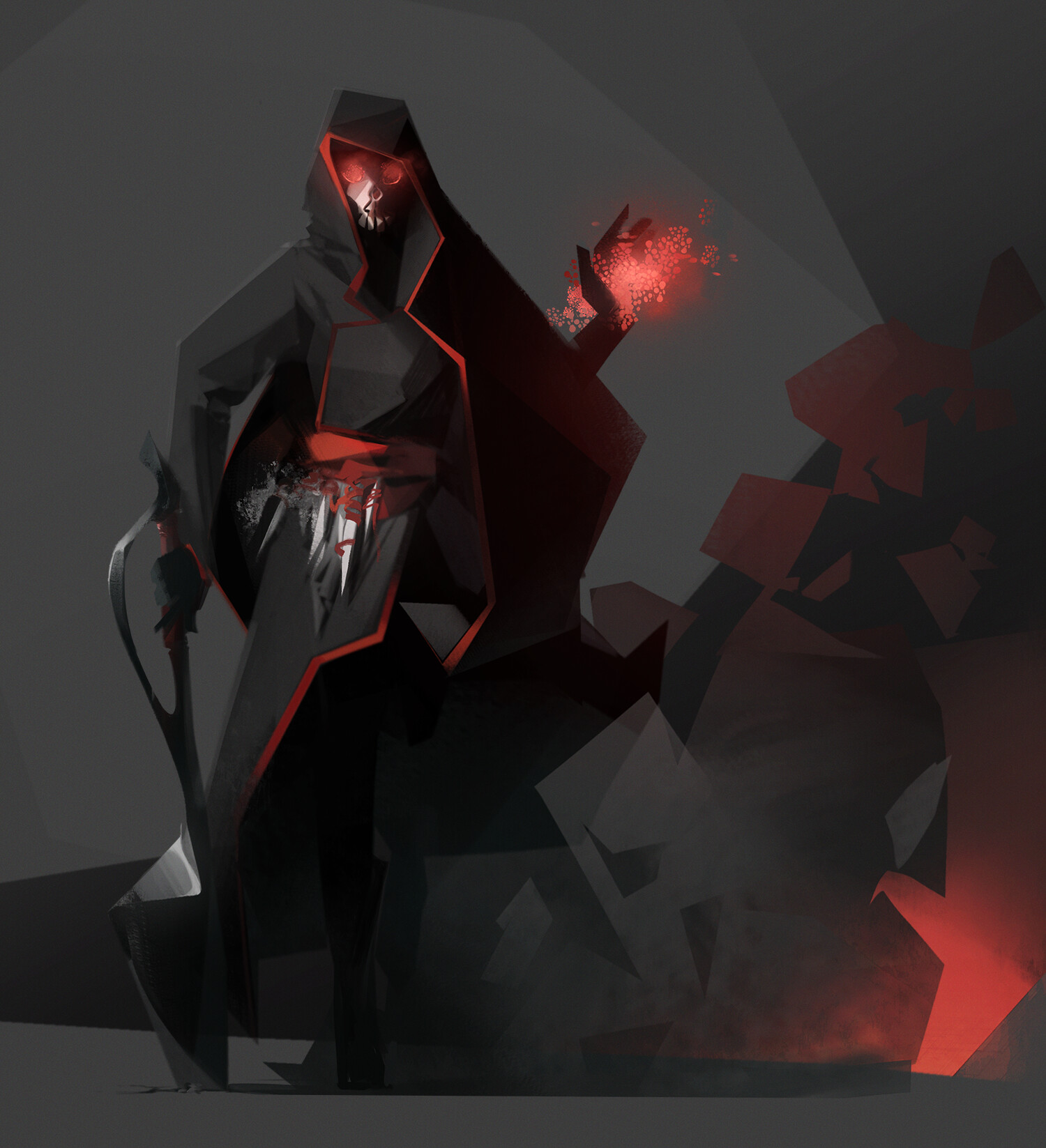 ArtStation - Glowing assassin