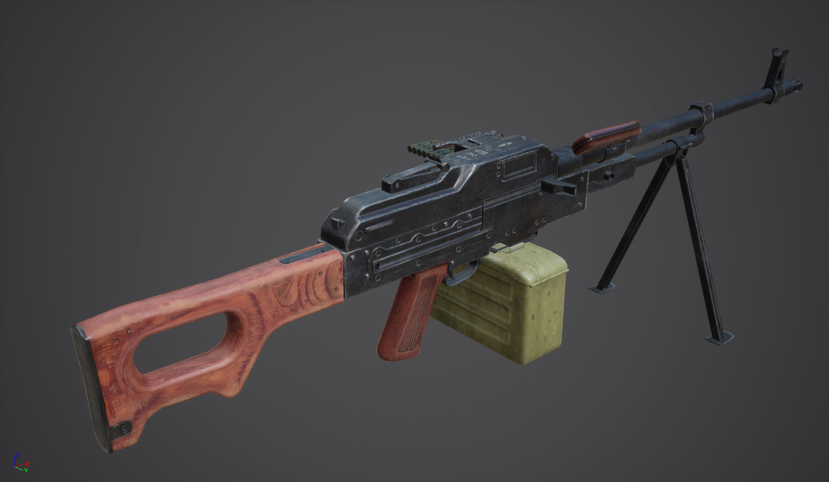 ArtStation - Kalashnikov machine gun