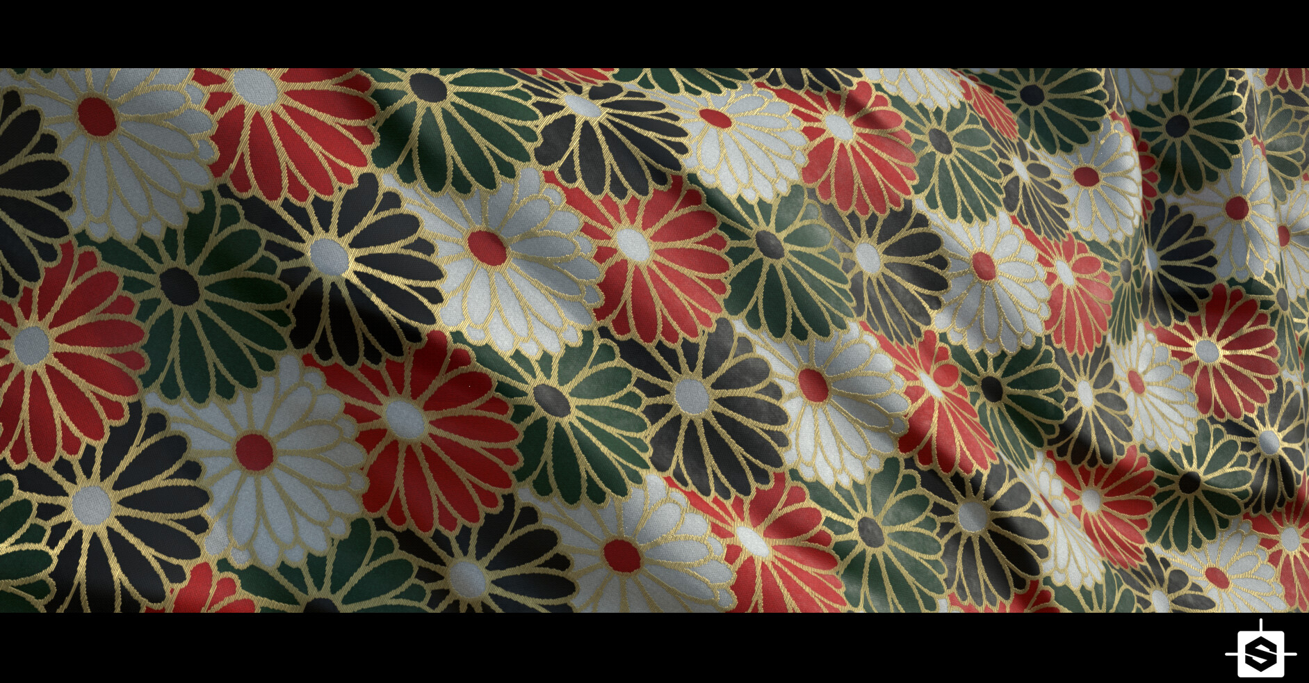 ArtStation - Japanese Pattern Cloth