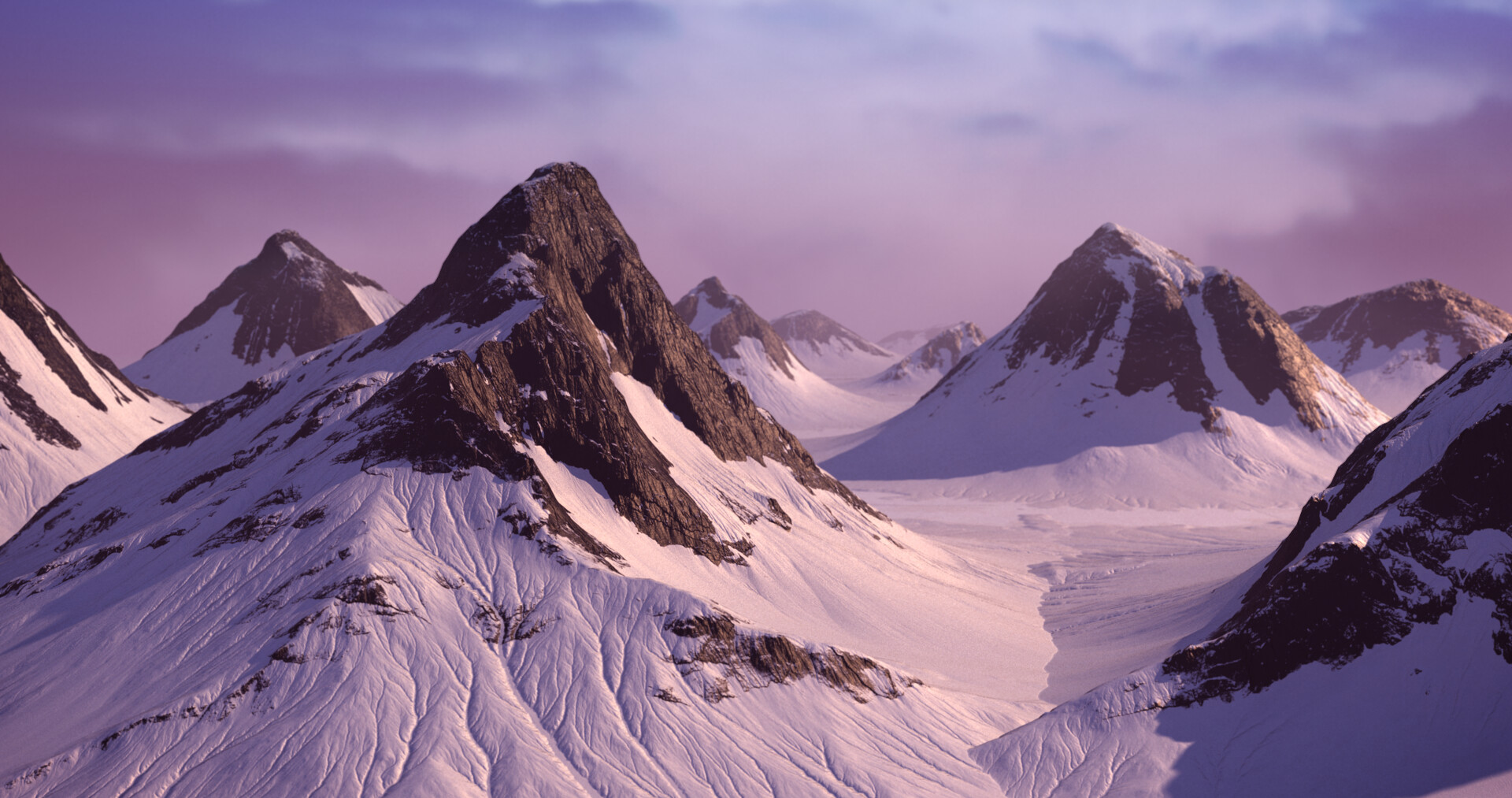 ArtStation - Gaea to Maya Mountains