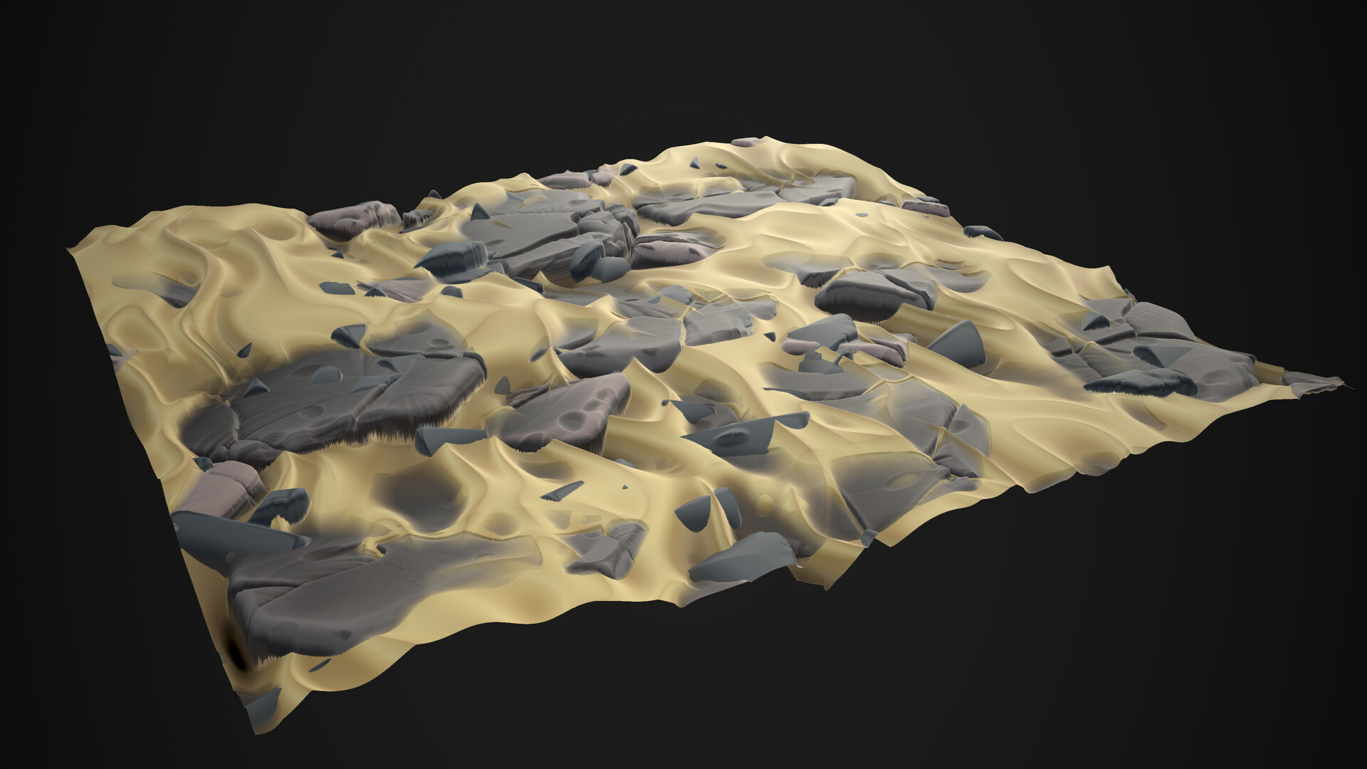 ArtStation - Stylized Sand Material