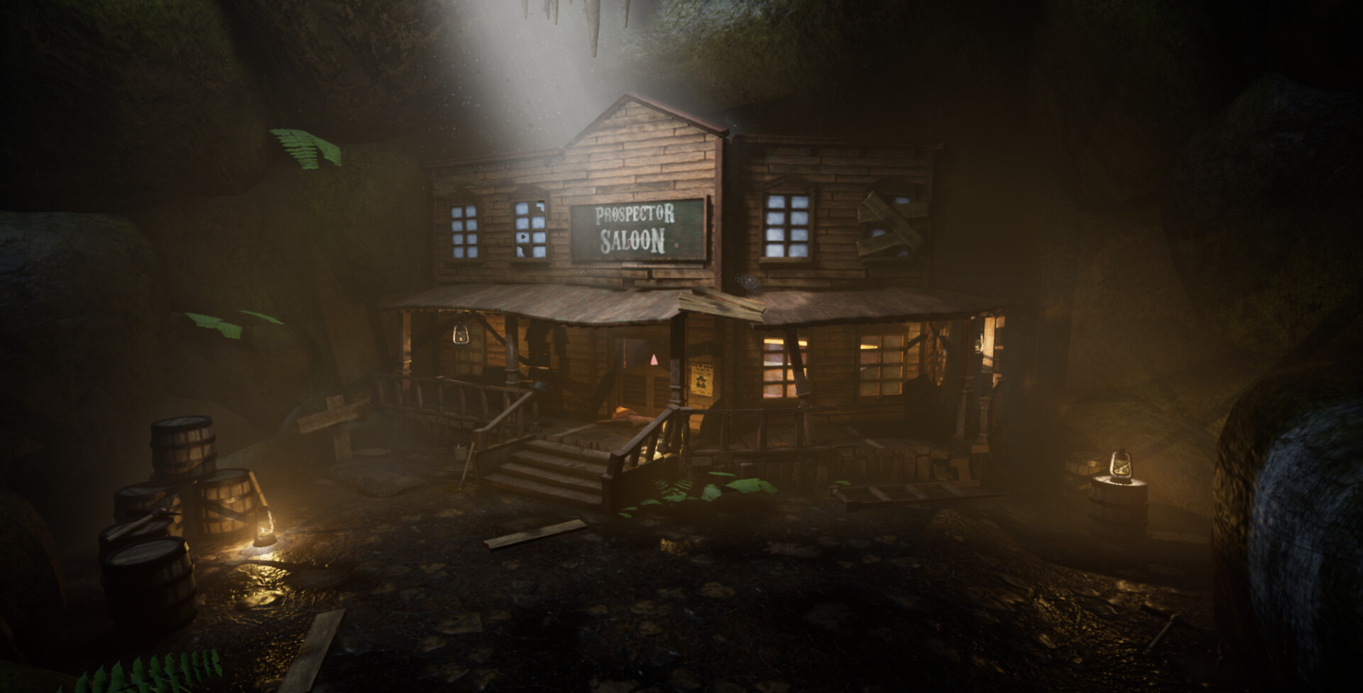 ArtStation - Prospector saloon