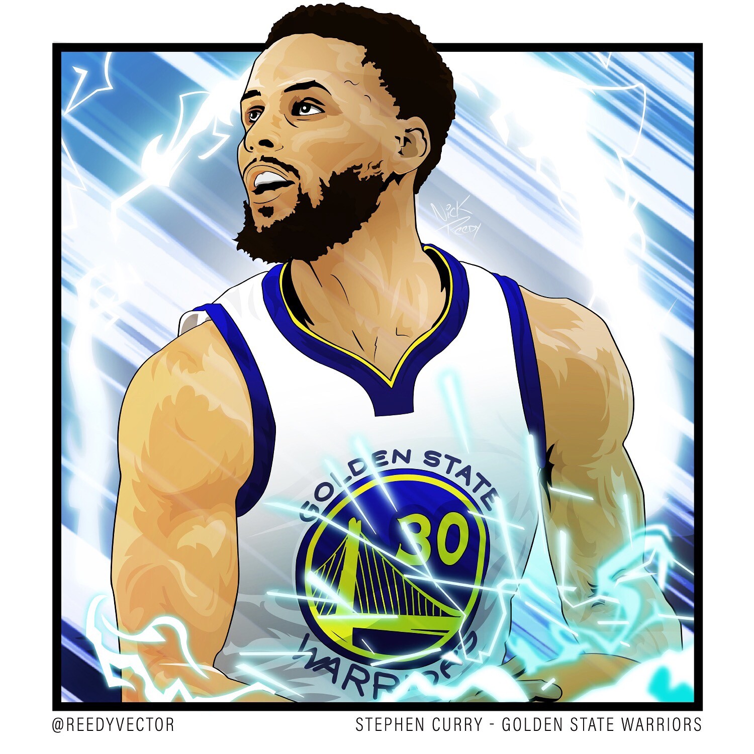 animated stephen curry