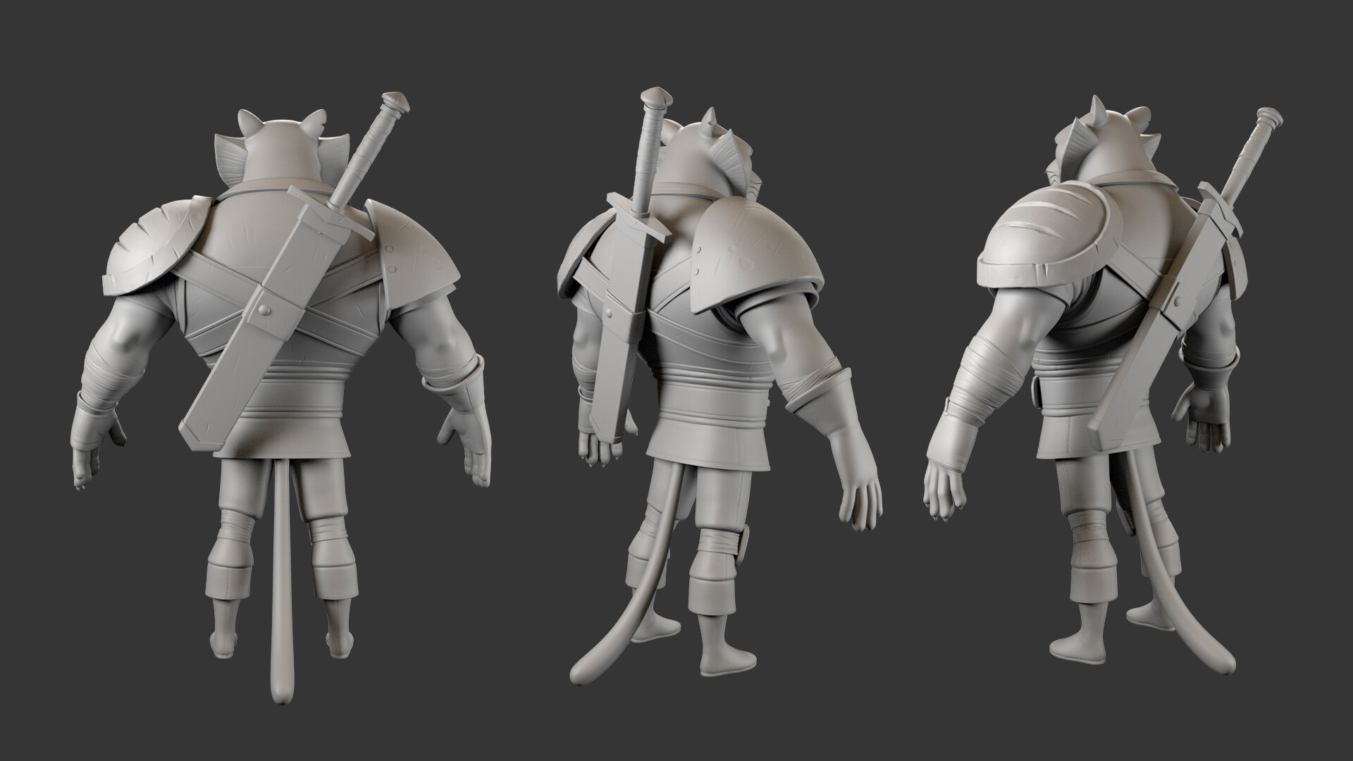 Thiago Batista - Tiger Warrior - PBR character