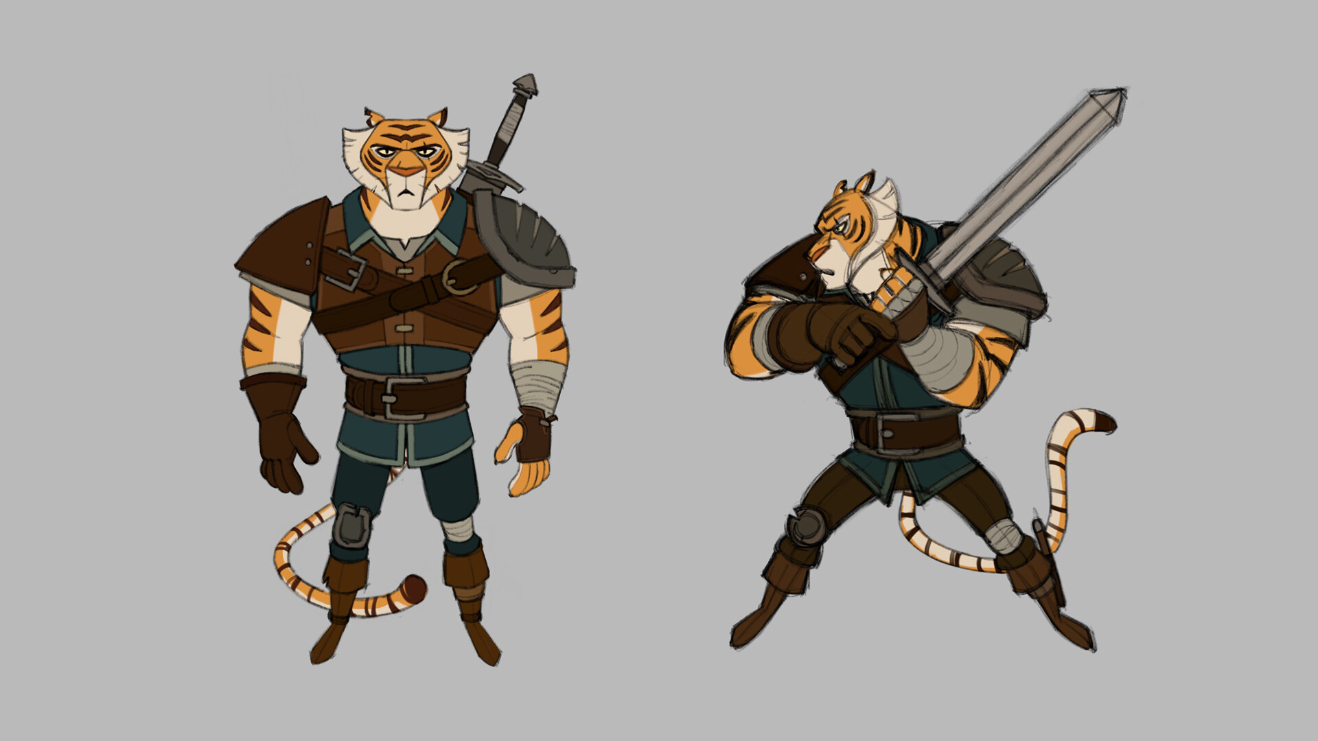 Thiago Batista - Tiger Warrior - PBR character