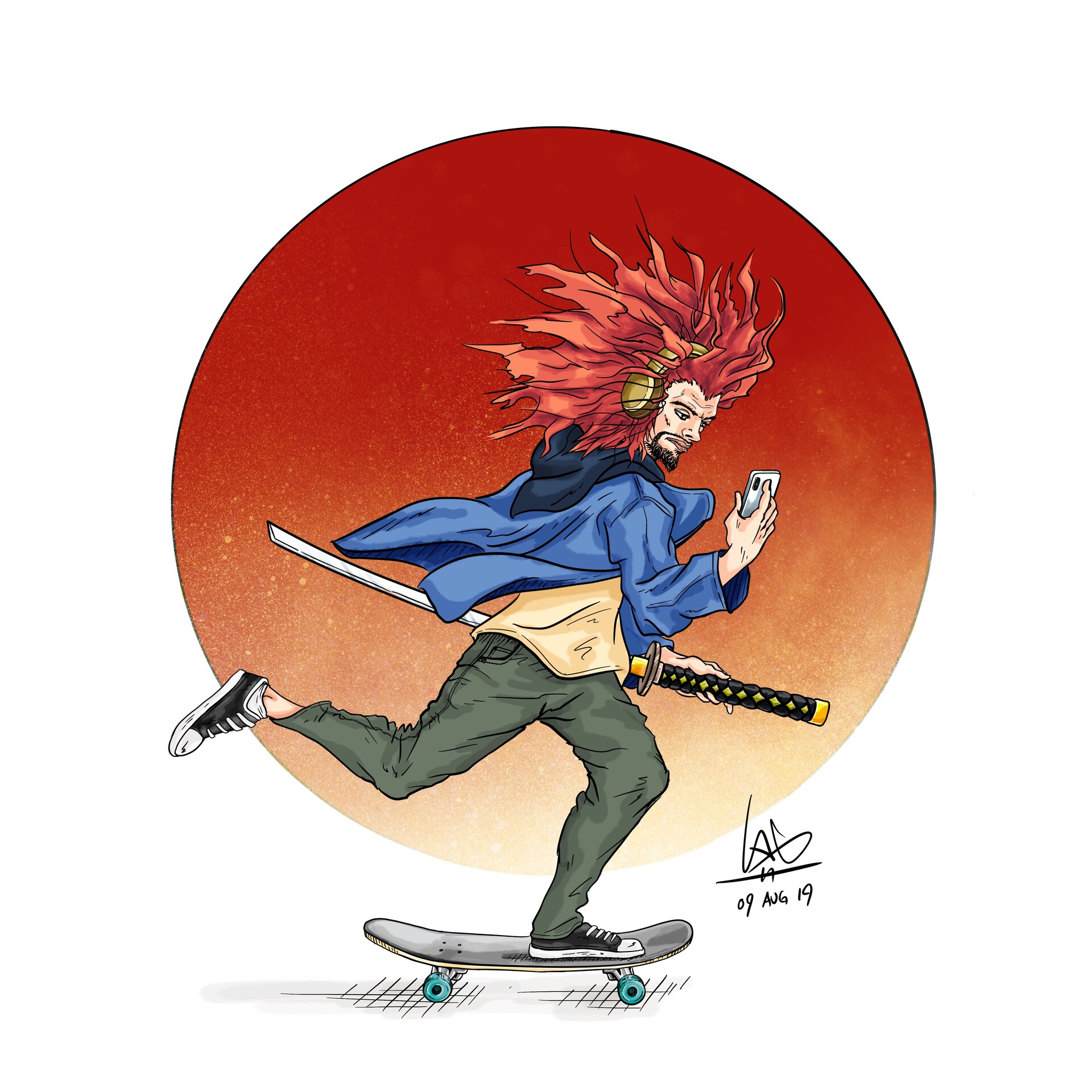 ArtStation - Modern Day Samurai