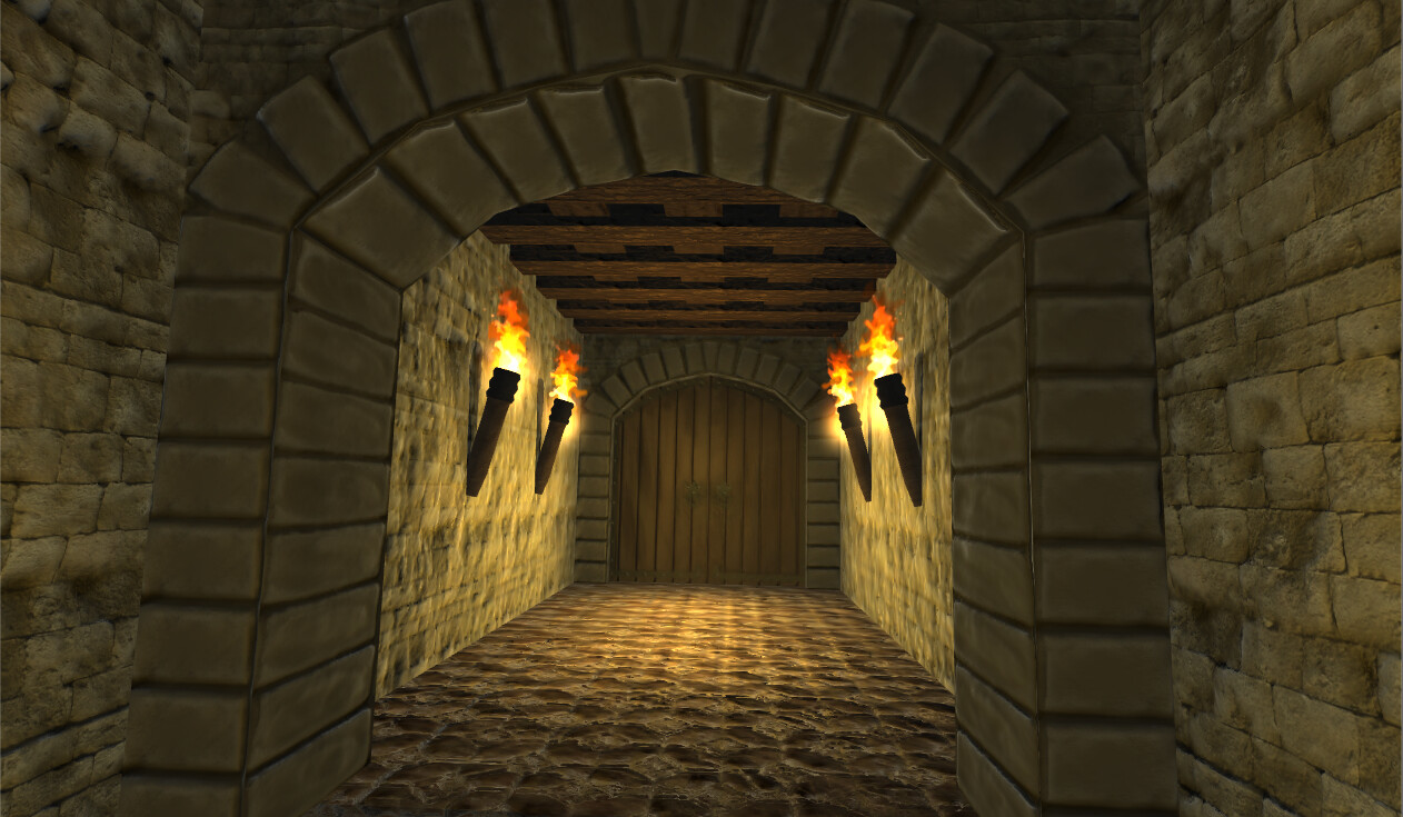 ArtStation - Dungeon Hallway