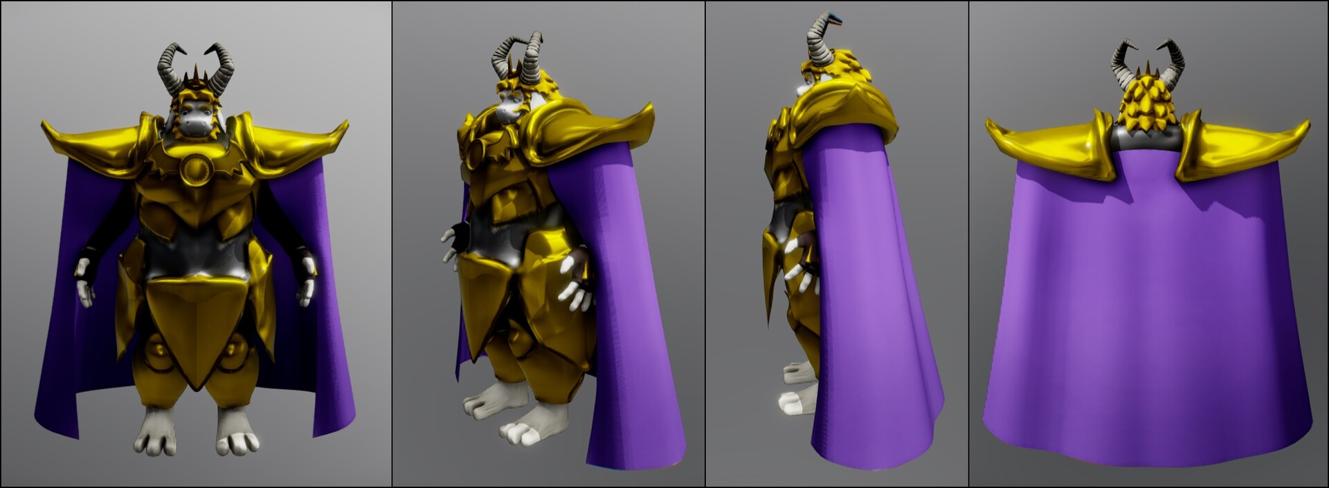 ArtStation - Asgore turn around