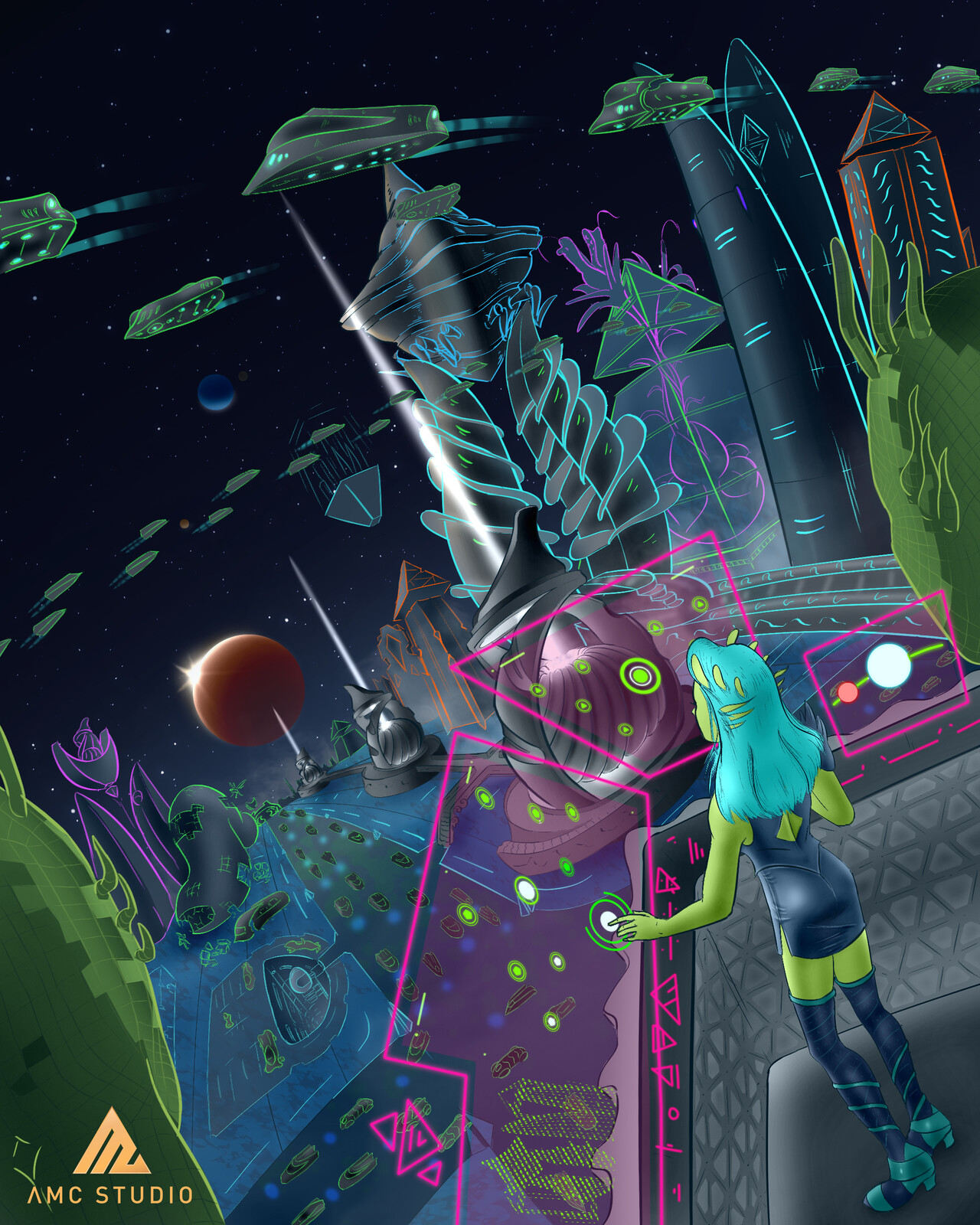 Win Moe Aung - Mars2033 - Aliens reveal