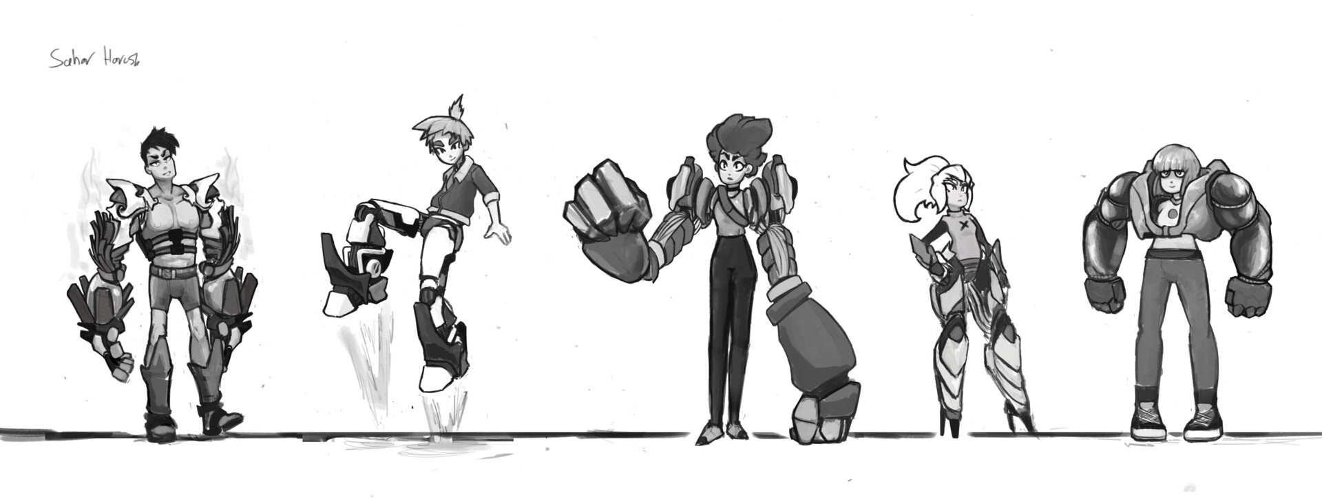 ArtStation - Mecha limbs