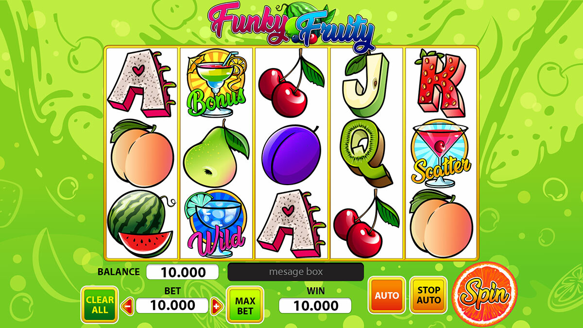ArtStation - Online slot machine for SALE - Funky Fruity